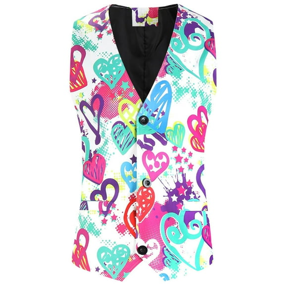 ZHOUCHANKIDS Men's Formal Suit Vest for Valentine's Day Dinner Date ...