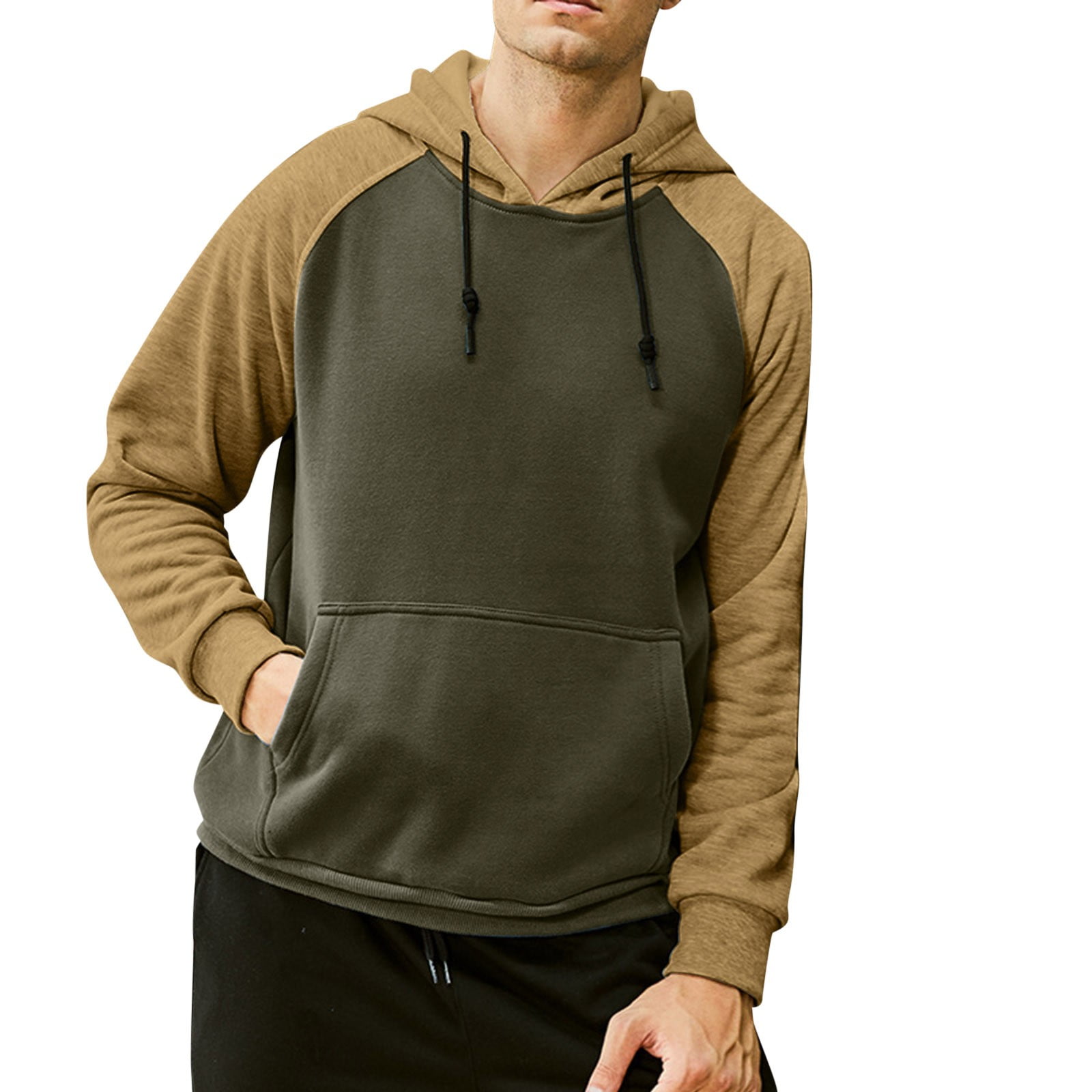 ZHOUCHANKIDS Mens Contemporary Zipper Front Hooded Sweater with ...