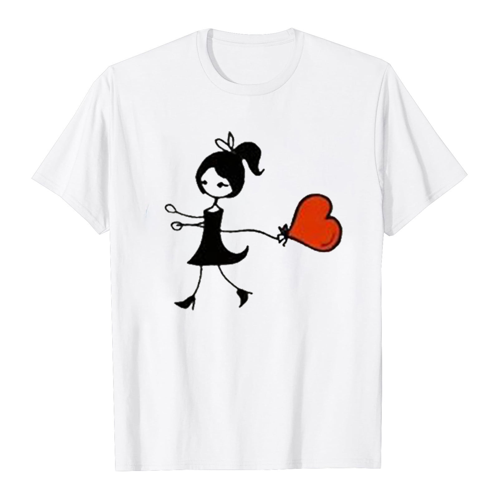 ZHOUCHANKIDS Valentines Day Matching Couples T Shirts Interactive Tees ...