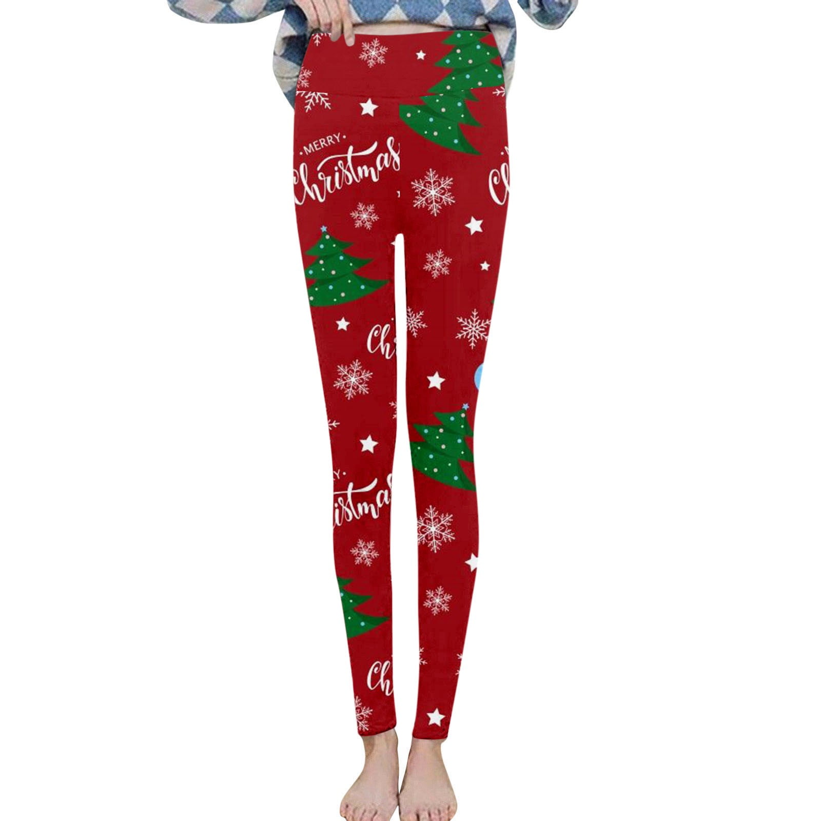 ZHOUCHANKIDS Women's Christmas Xmas Leggings Funny Tights Leggings for ...