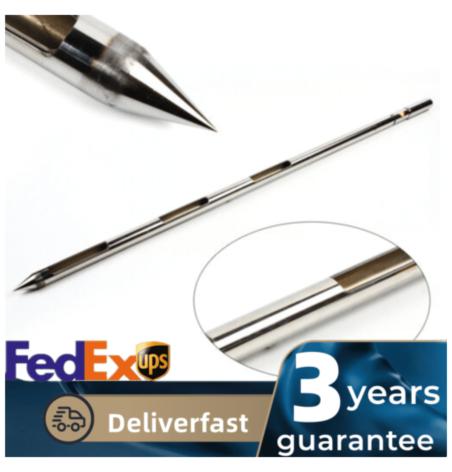 ZHOUJIA 3 Slots Powder Grain Sampler Sampling Probe Granule Solid ...