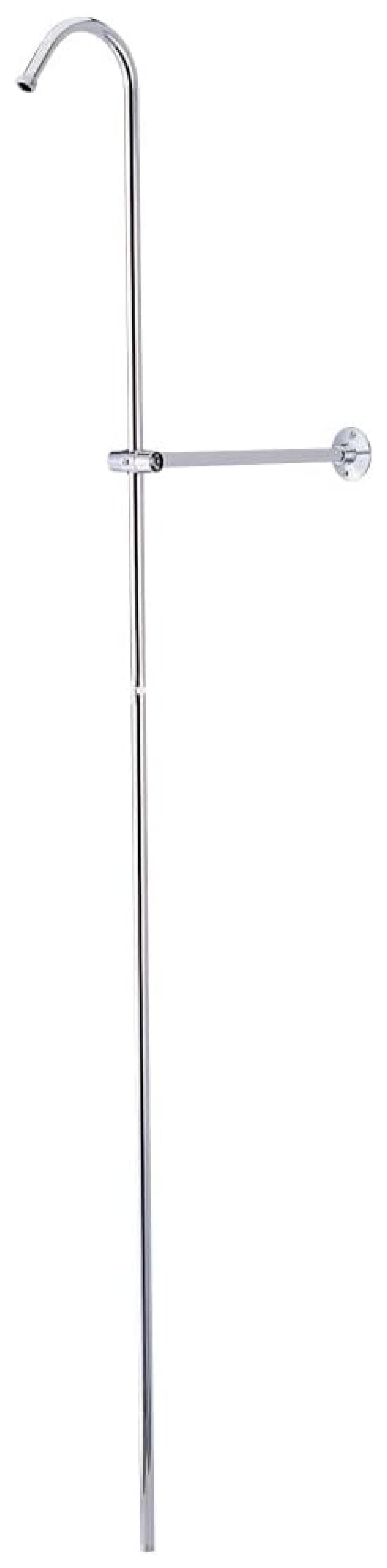 ZHOUJIA Brass CCR601 Vintage Shower Riser And Wall Support, 6-Inch ...