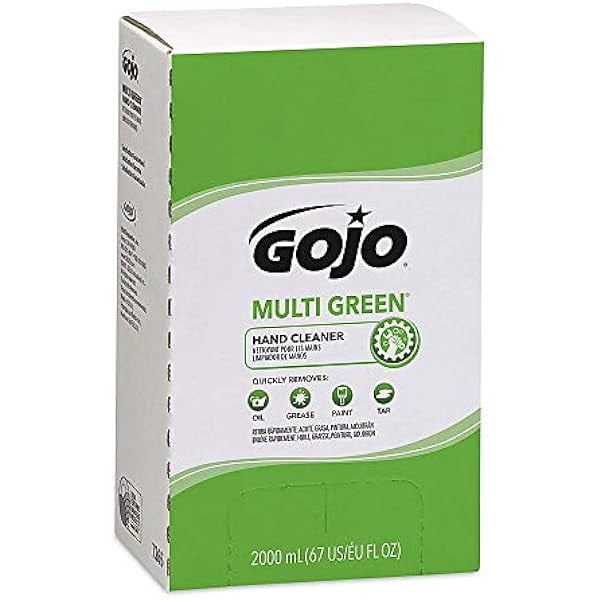 ZHOUJIA MULTI GREEN Hand Cleaner, Natural Citrus Solvent, 2000 mL, USDA ...