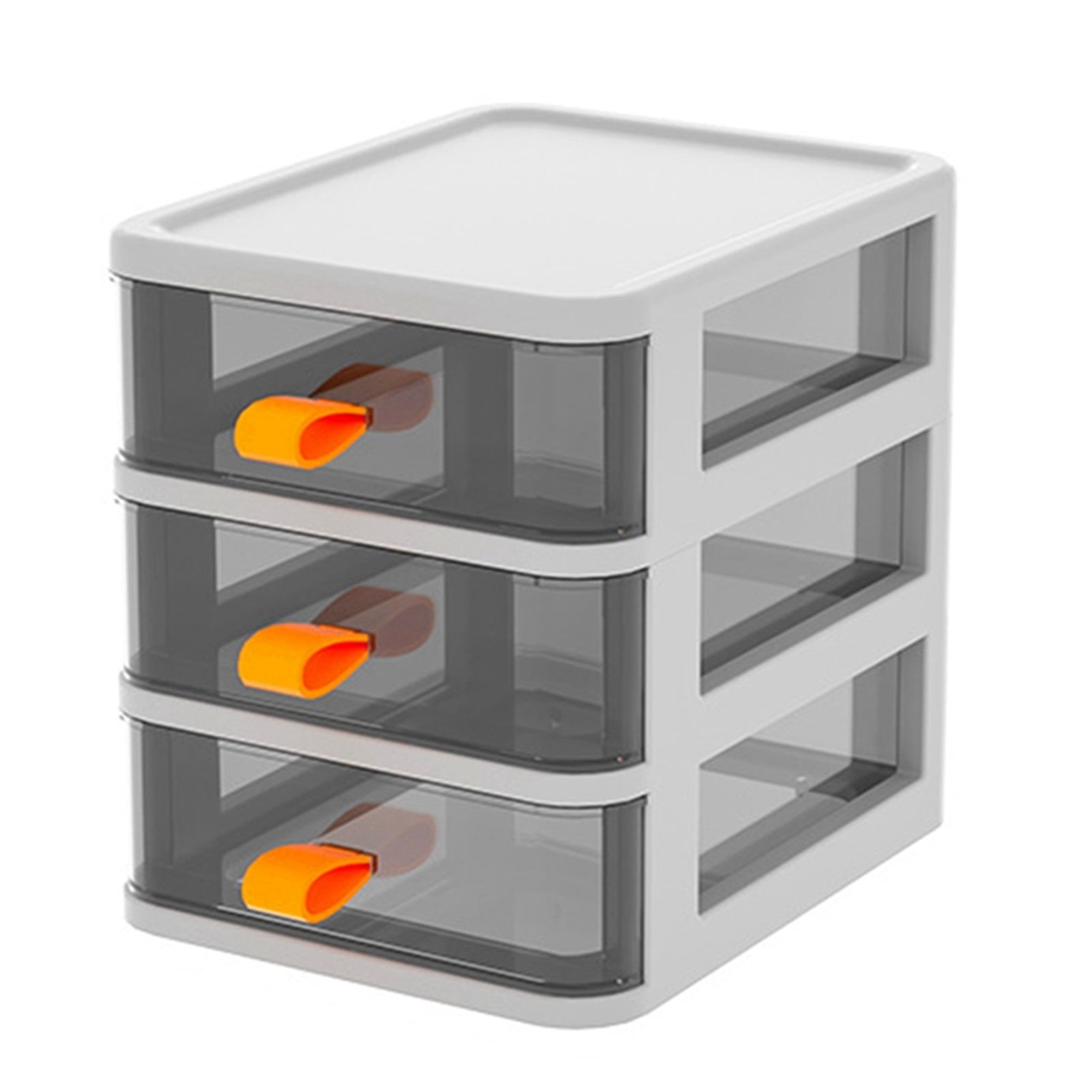 ZHOULG Transparent Desktop Organizer Boxes Storage Drawers Plastic ...