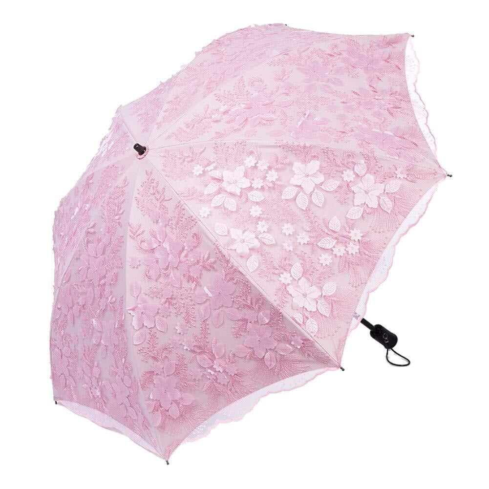 ZHOULG Travel Sun Parasol Brolly Anti-uv Sunshade Vintage Umbrella ...
