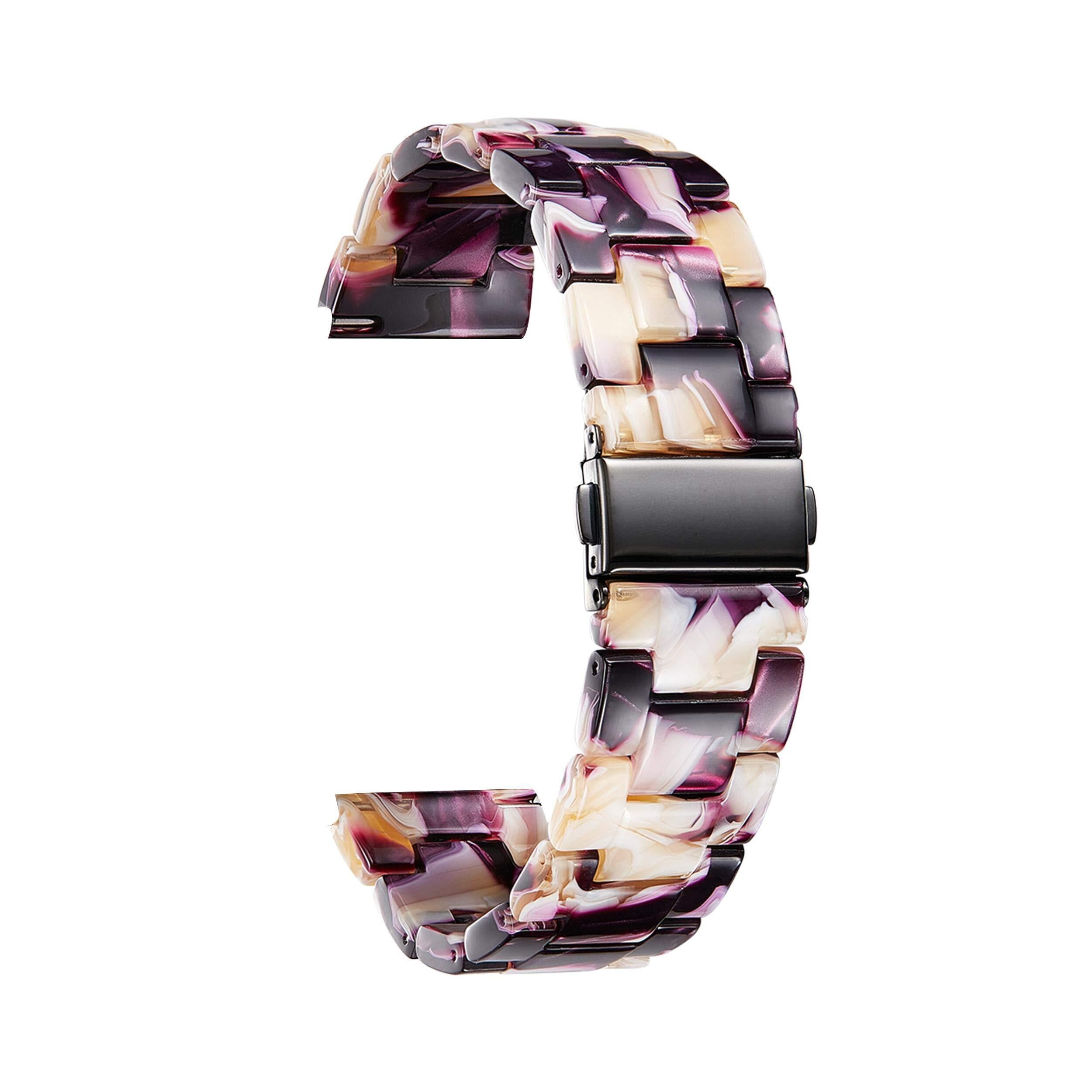 ZHOULONGG Resin Watch Straps for Women, Replacement Watch Band 18mm ...