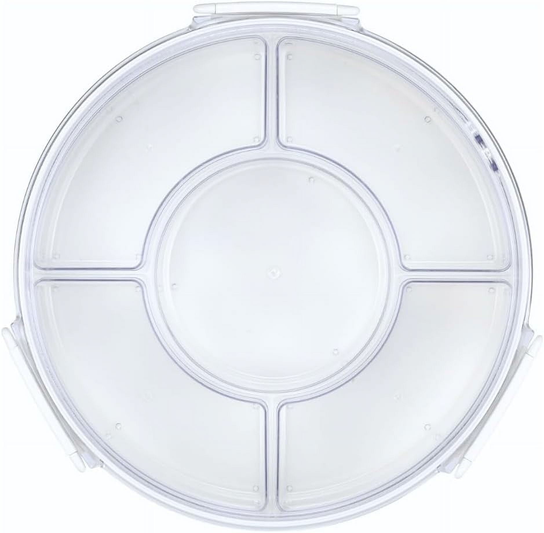 ZHQ Airtight Gourmet Palette Removable Divided Serving Tray, Platter ...