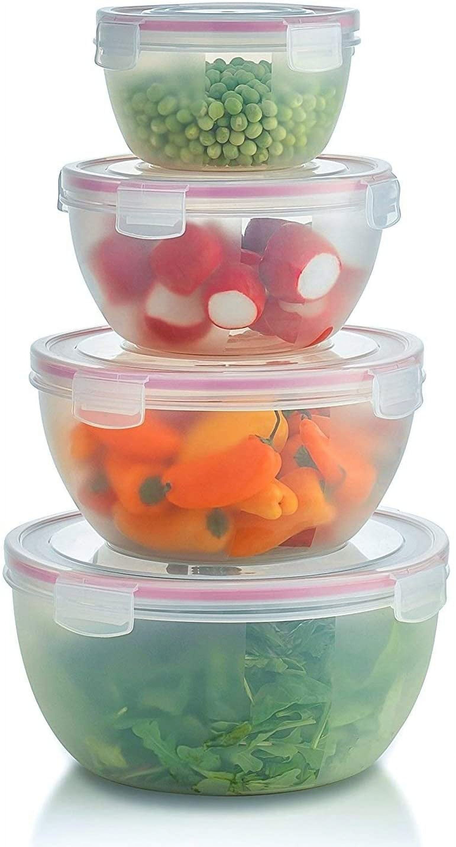 ZHQ Biokips Mixing Bowls with Lids Set – Multi-Use, Stackable Airtight ...