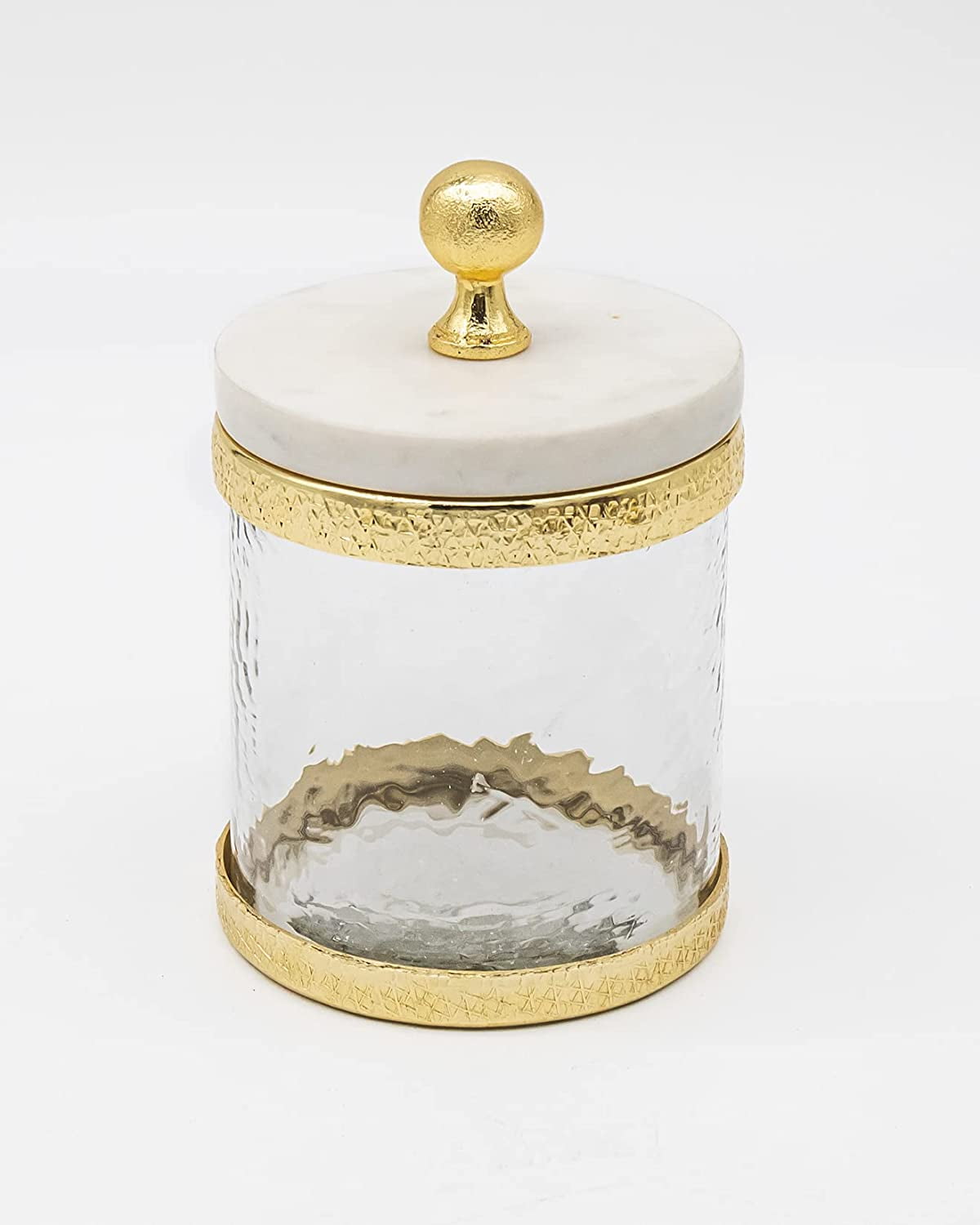 ZHQ Canister Storage Container, Glass Storage Canister, Marble with ...