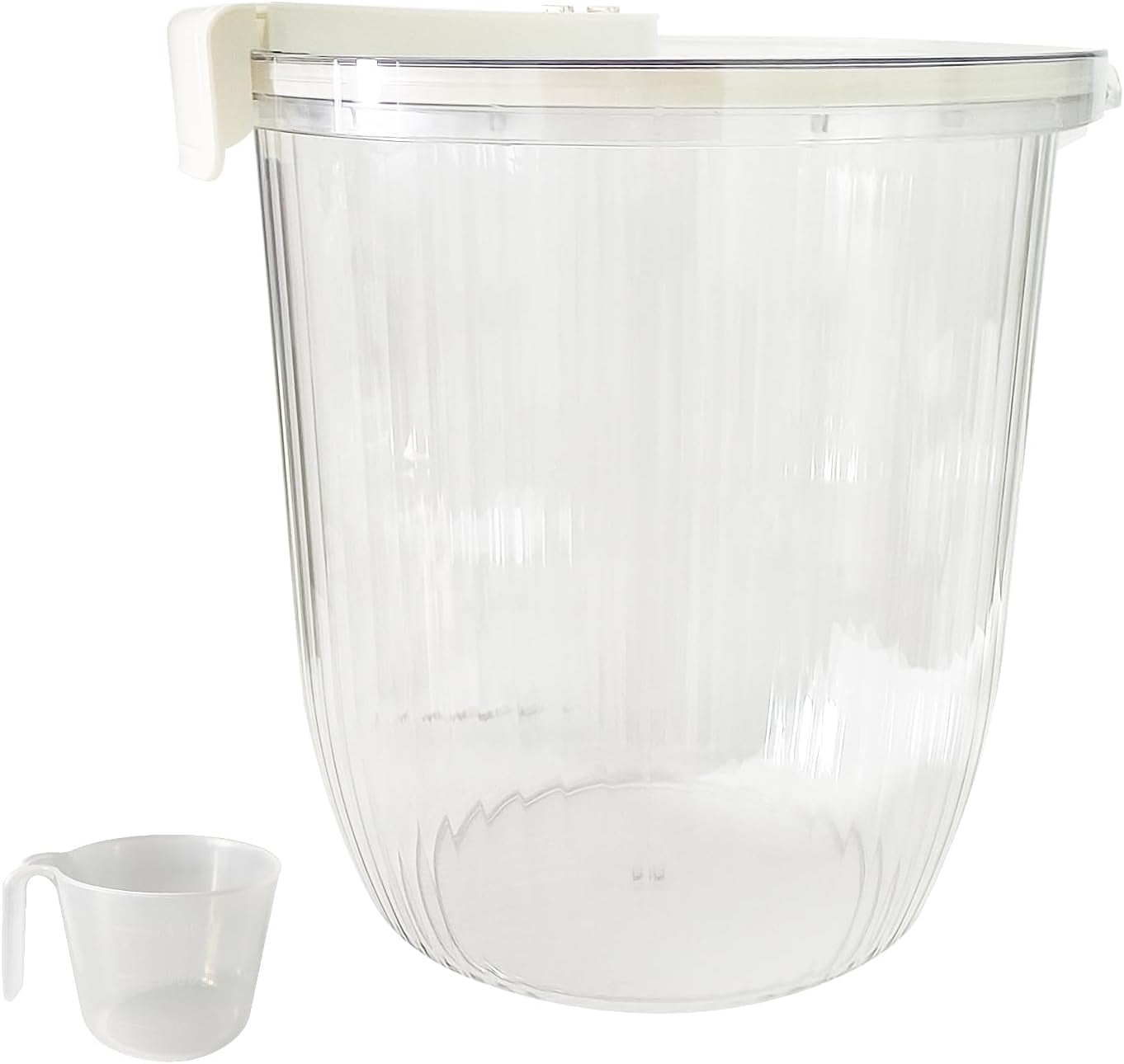 ZHQ Large Flour Storage Bins with Lid 11L/388oz, BPA FREE, Airtight ...