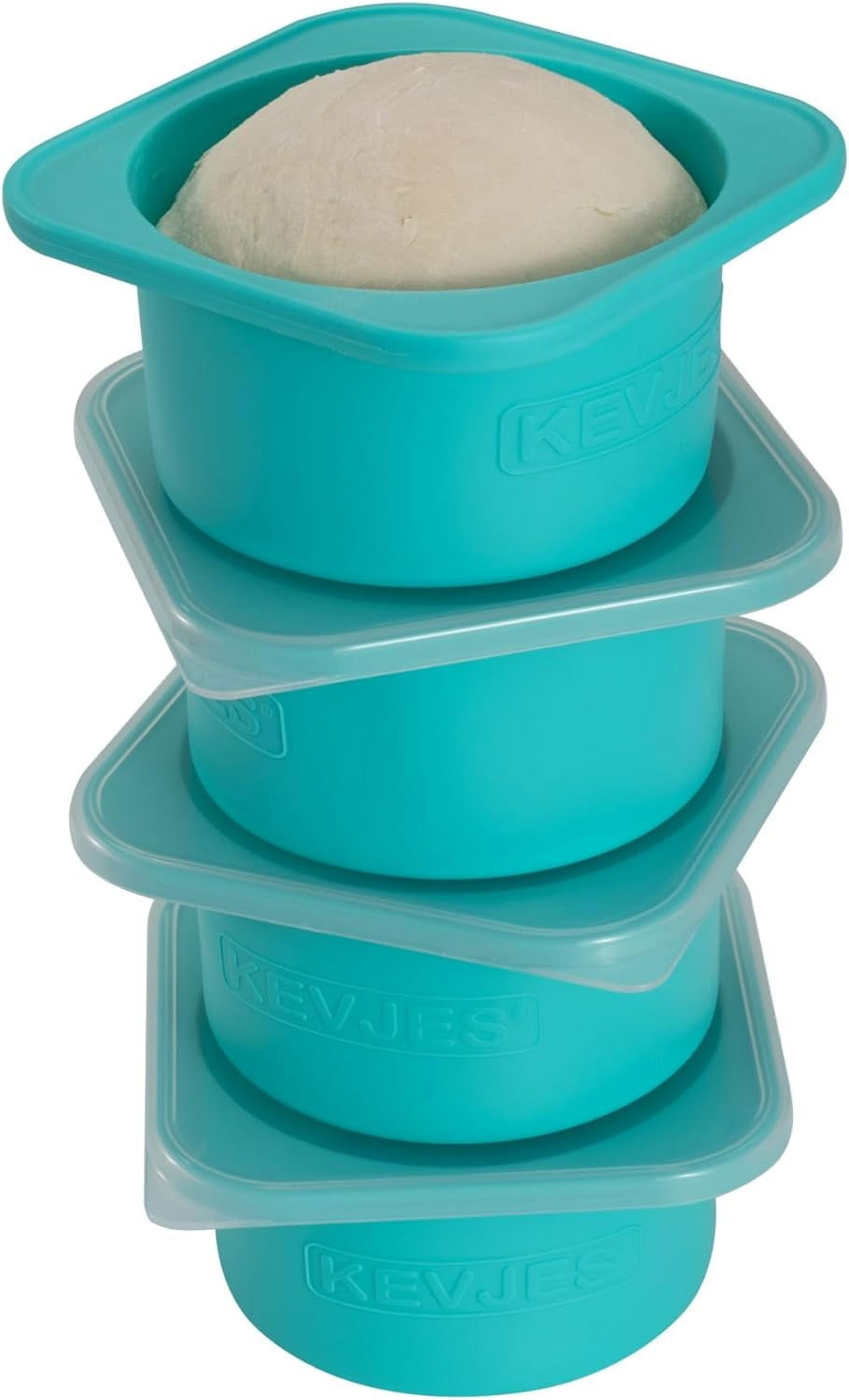 ZHQ PLUS 1000ml Pizza Dough Proofing Containers for DIY family Artisan ...