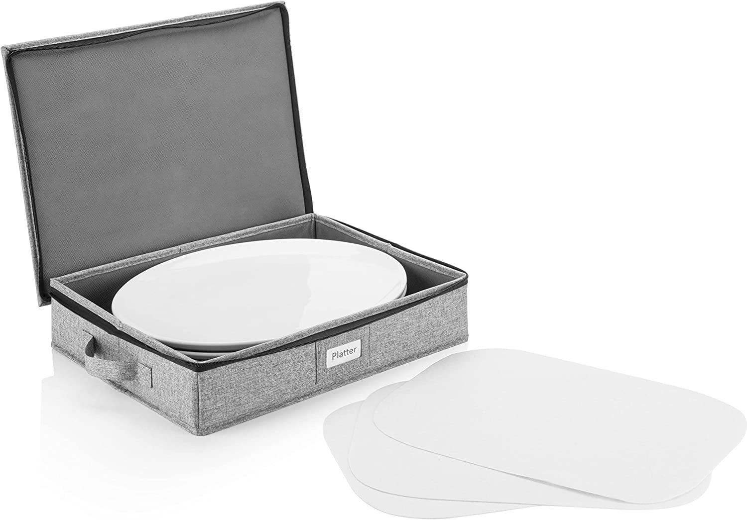 ZHQ Platter Storage Case - Hard Shell and Stackable with Padded ...