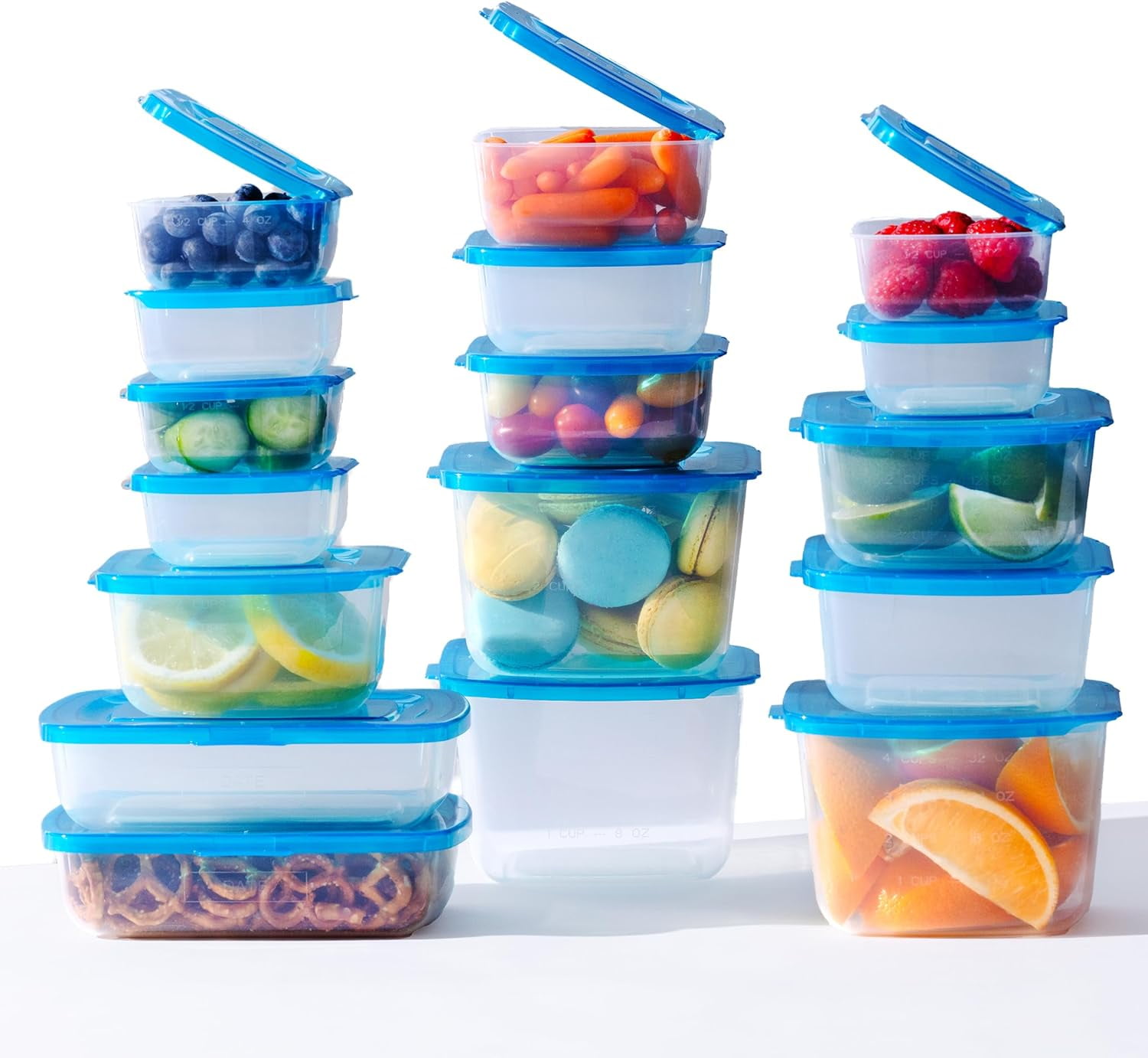 ZHQ Premium Attached Storage Containers | Permanently Attached Plastic ...