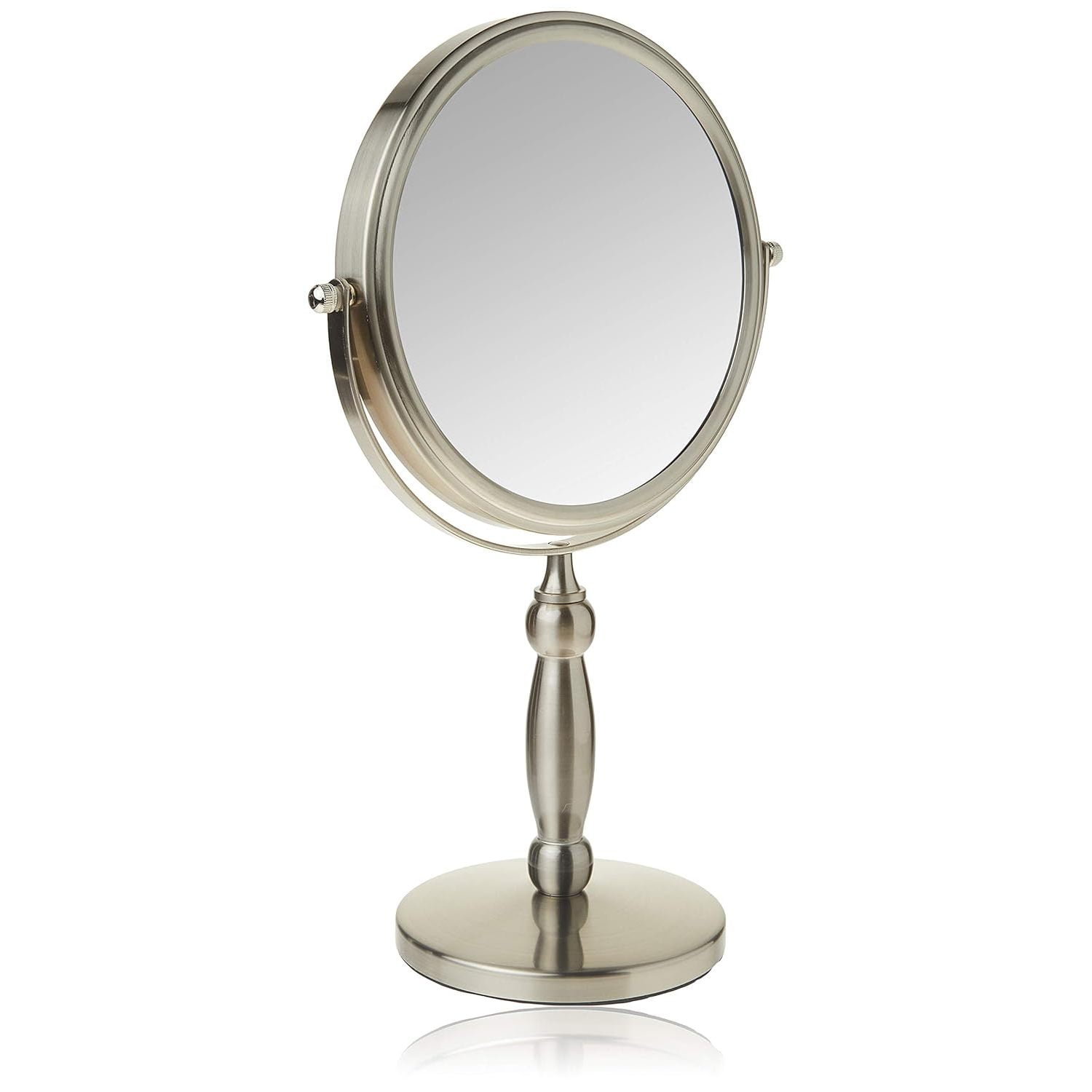 ZHSF Dual sided 1x and 15x Vanity Mirror, Brushed Nickel - Walmart.com