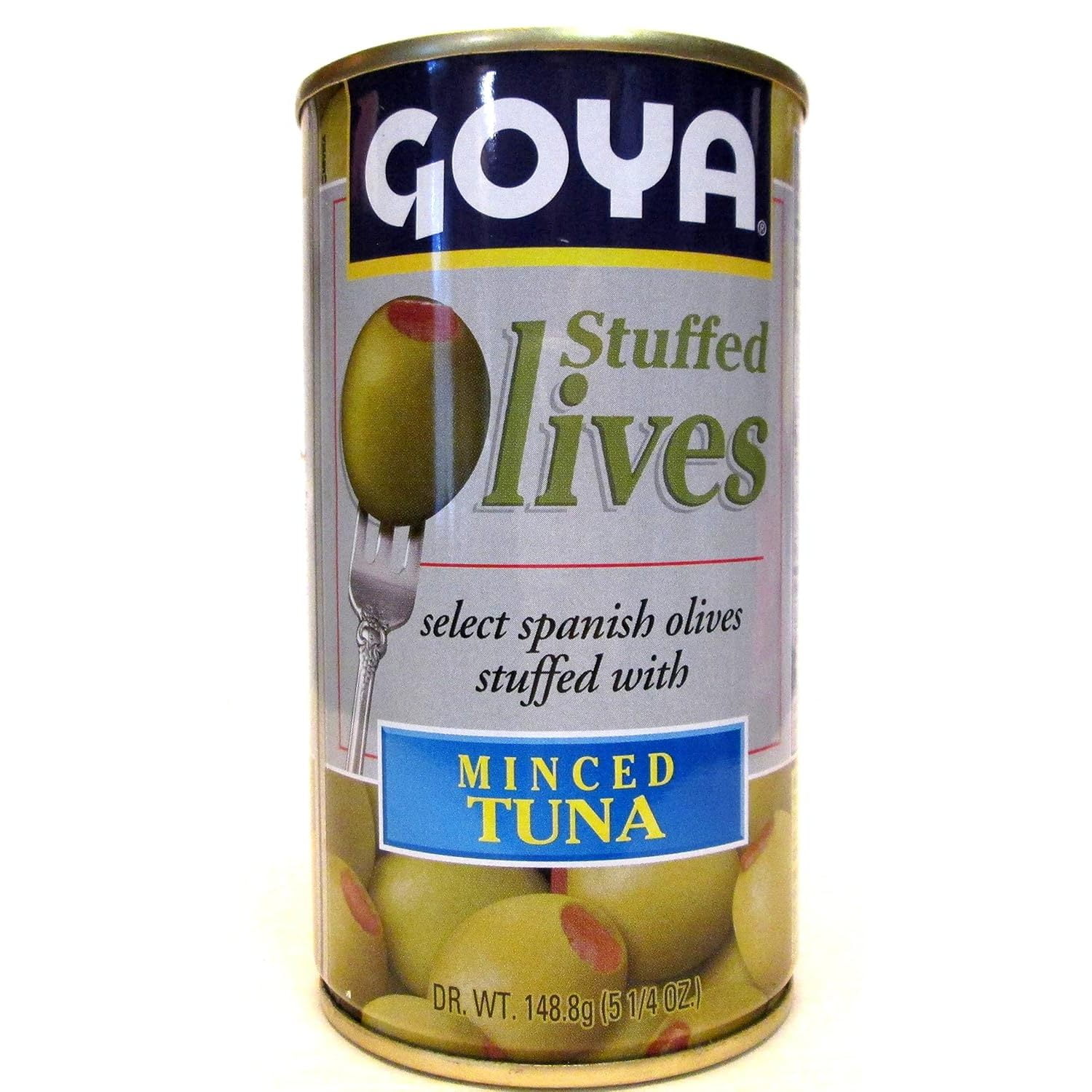ZHSF Minced Tuna Stuffed Spanish Olives (Pack of 2) 5.25 oz Cans ...