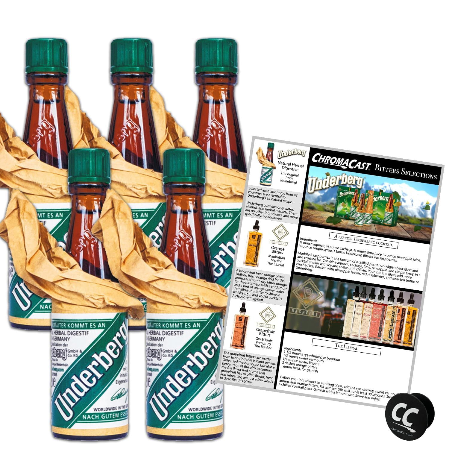 ZHSF Natural Herb Bitters 5pk .68oz./btl. - Walmart.com