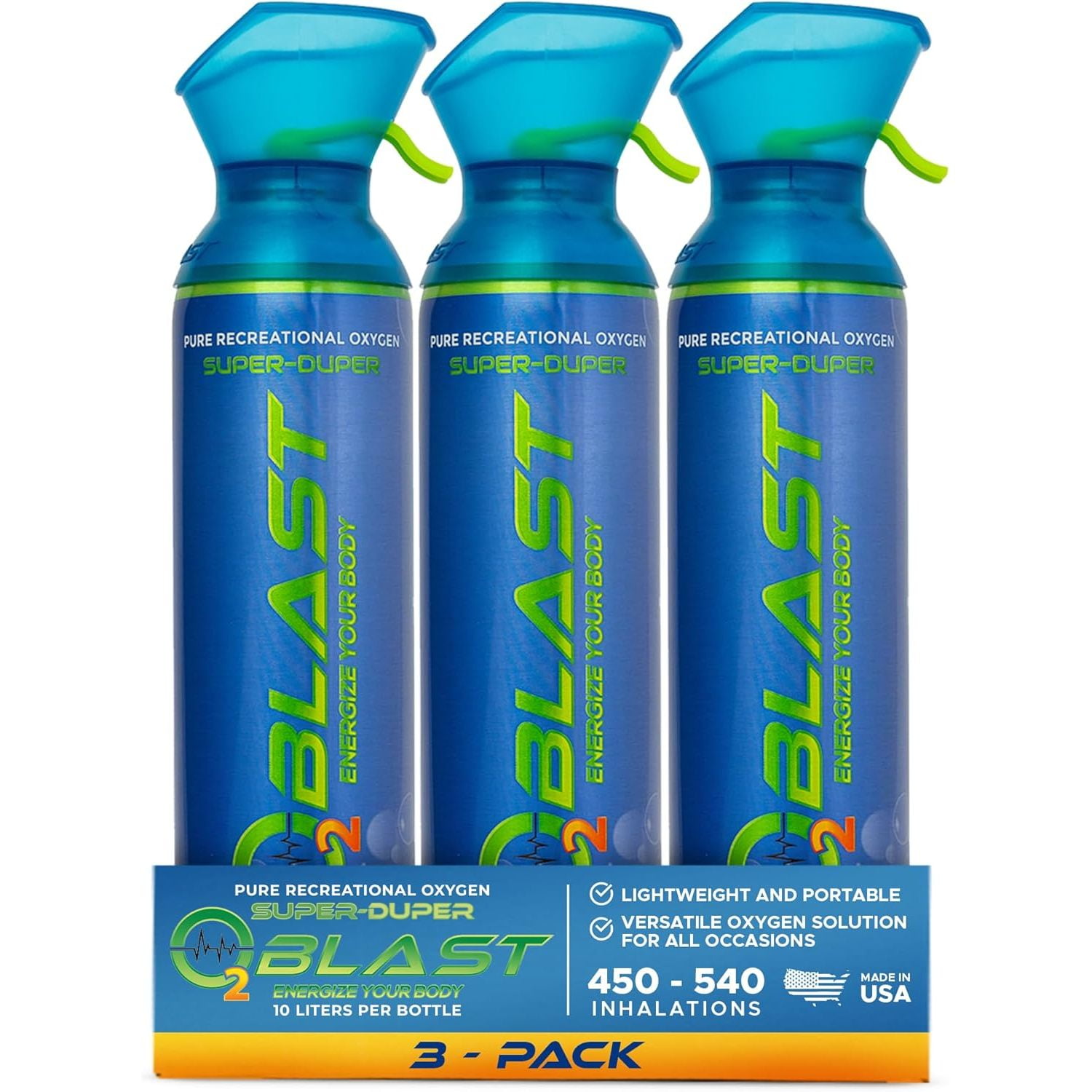 ZHSF, Pure Oxygen Supplement, 10L Portable Can with Custom Breathing ...