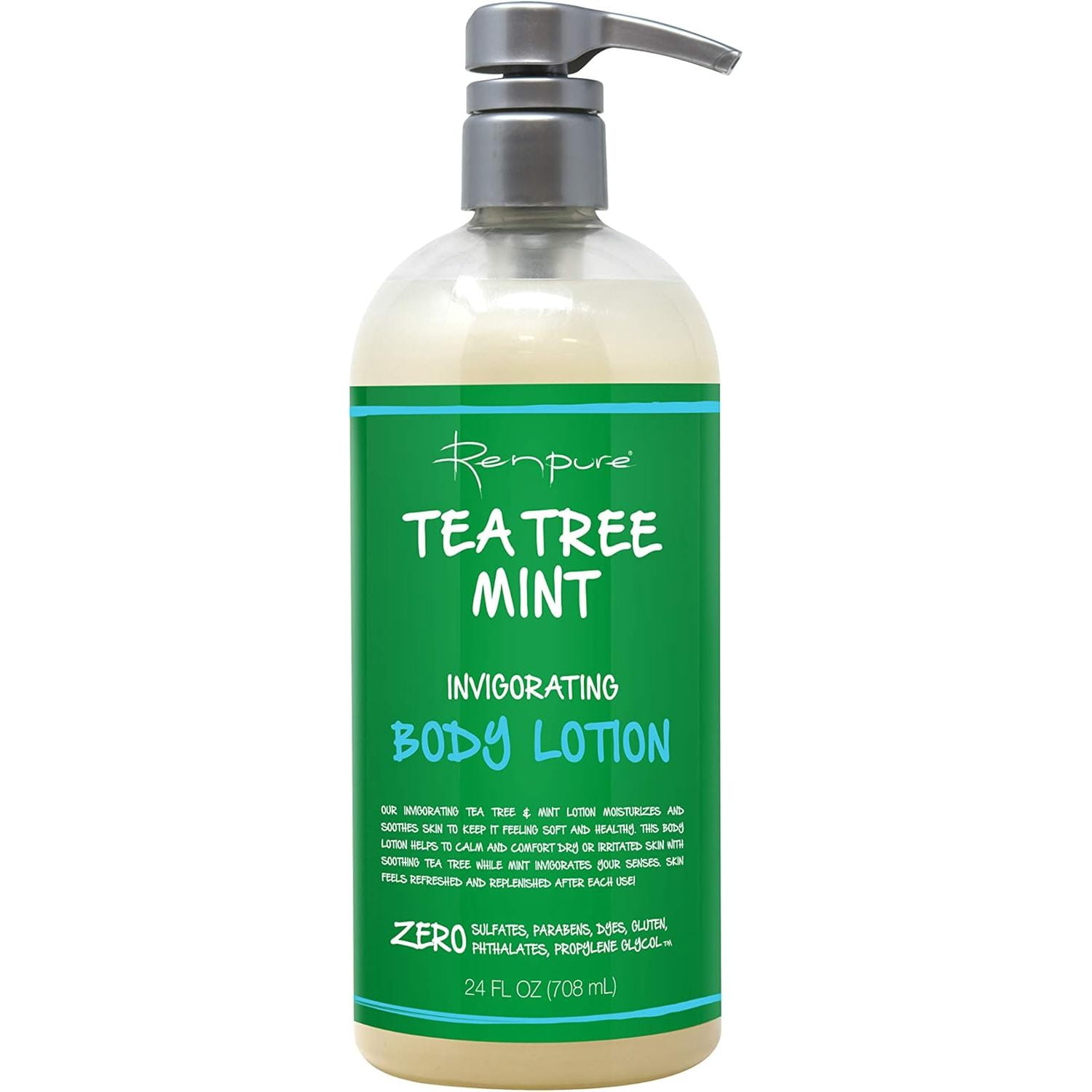 ZHSF Tea Tree Mint Invigorating Body Lotion, 24 fl oz - Walmart.com