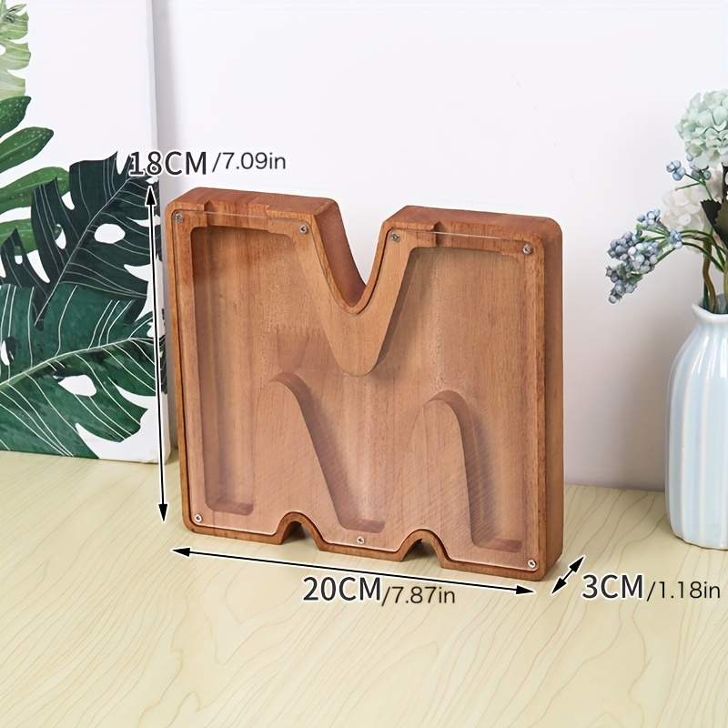 ZHSHANTCHDQ Personalized Charred Wood Color A to Z Wooden Letter ...