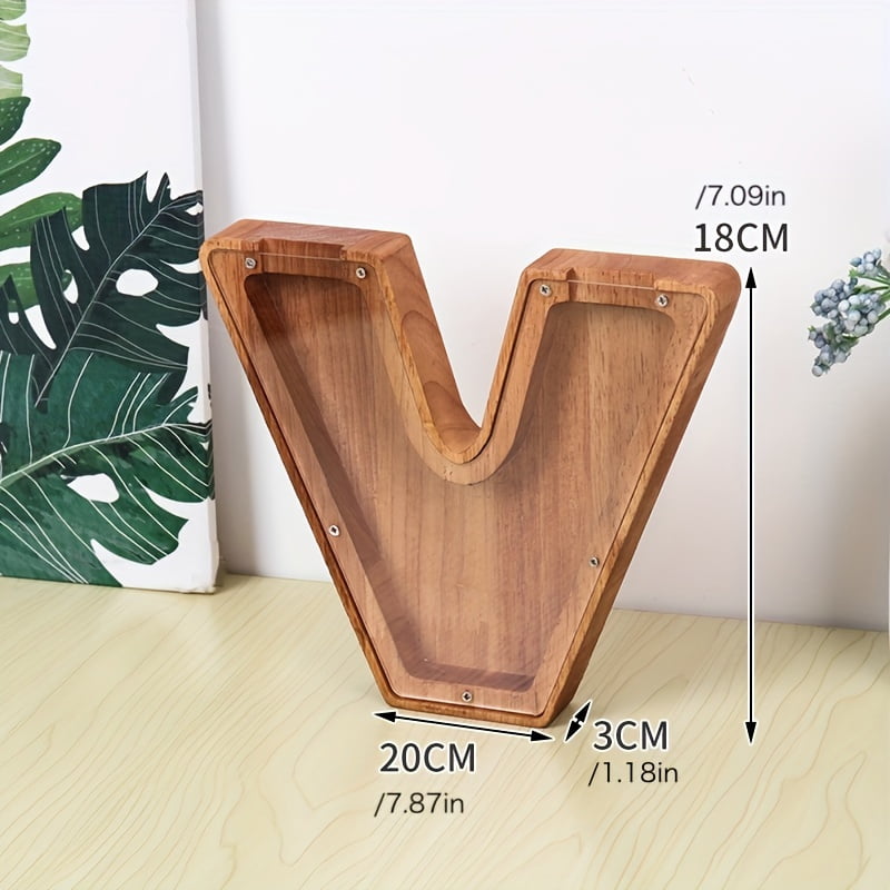 ZHSHANTCHDQ Personalized Charred Wood Color A to Z Wooden Letter ...