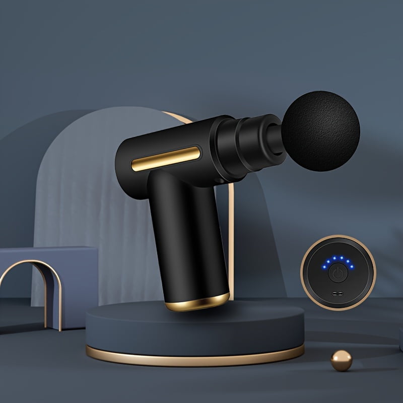 ZHSTCDQ Portable Handheld Motor Fascia Massager Gun for Sports Gym Deep ...