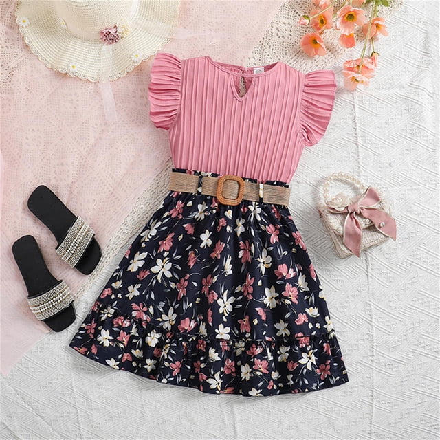 ZHUASHUM Summer Outfits For Girls 7-8 Years 2024 Spring/Summer New ...