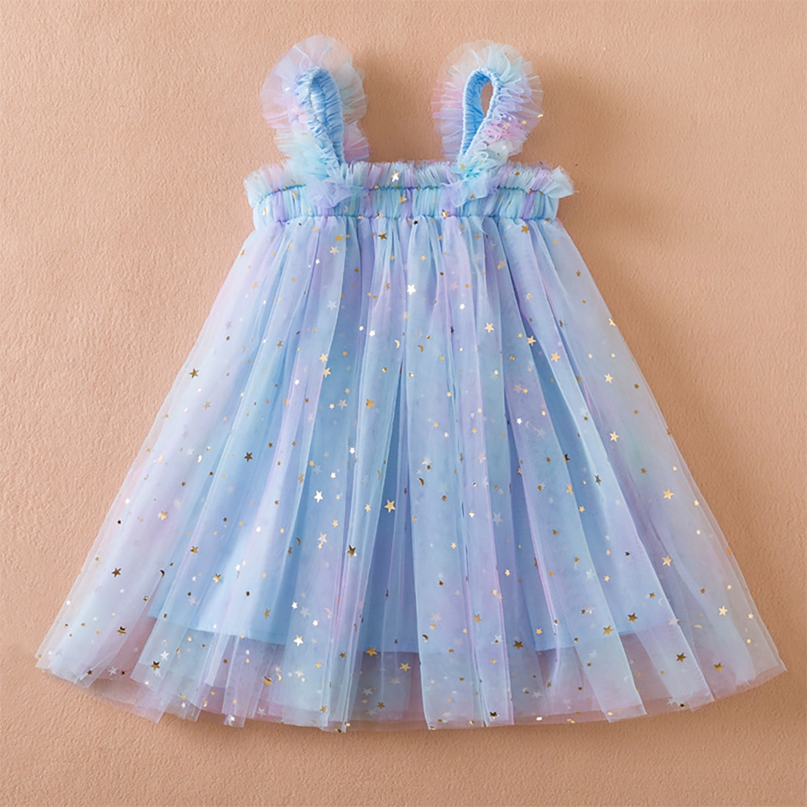 Zhuashum Flower Girl Dress 18-24 Months Leisure Dresses Round Neck ...