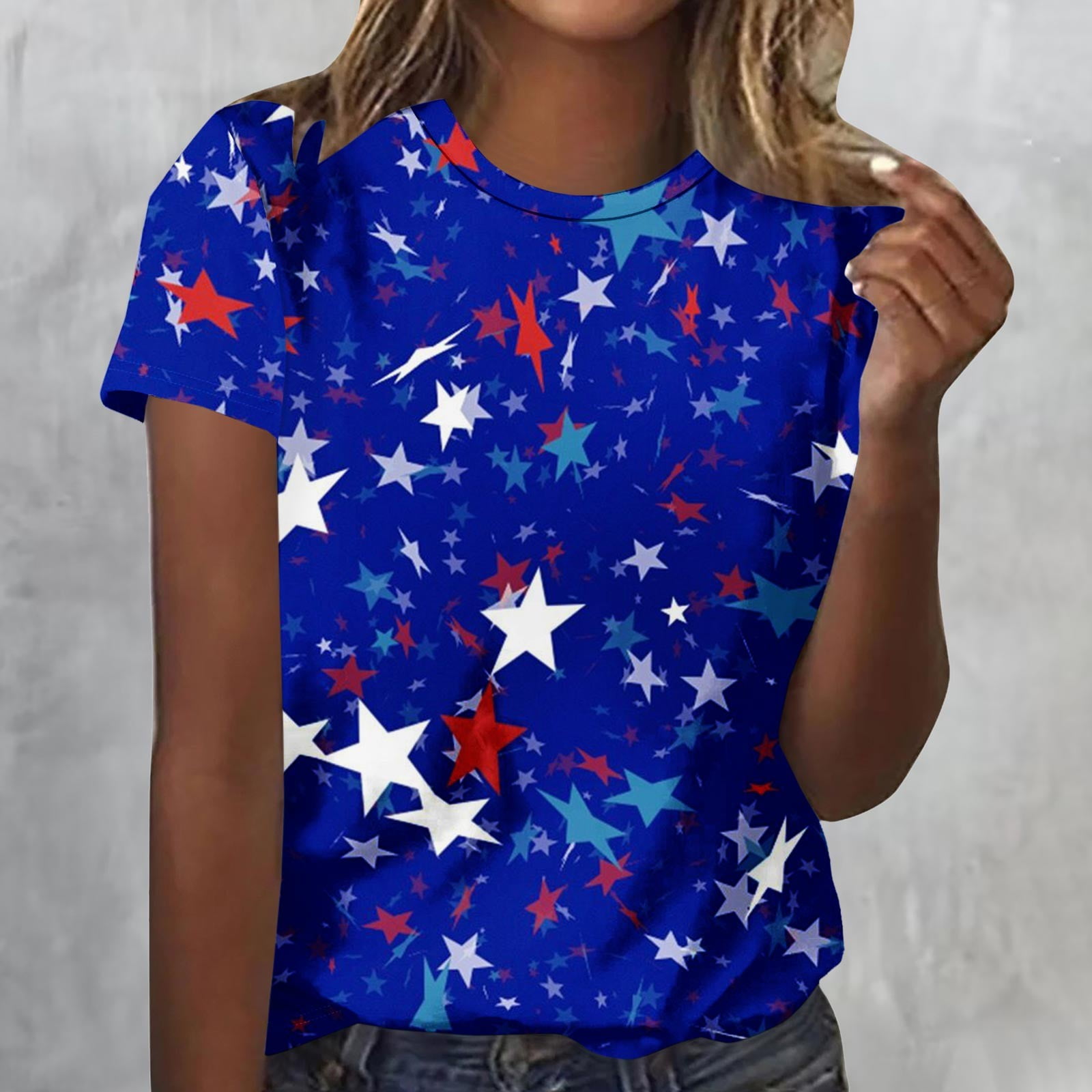 Zhugeli Graphic Tees For Women Clearance 4th Of July Shirts Women