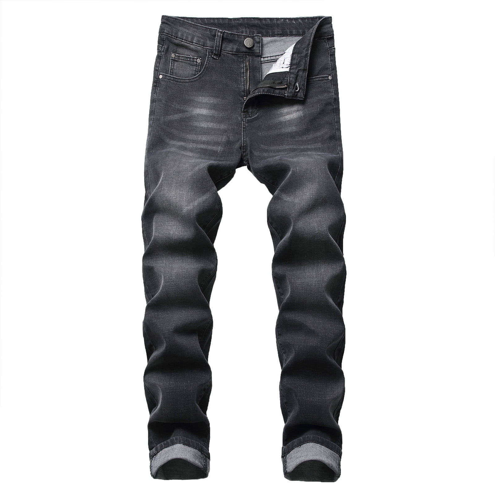 ZHUGeLI Men's Slim Fit Stretch Jeans Ripped Skinny Jeans for Men ...