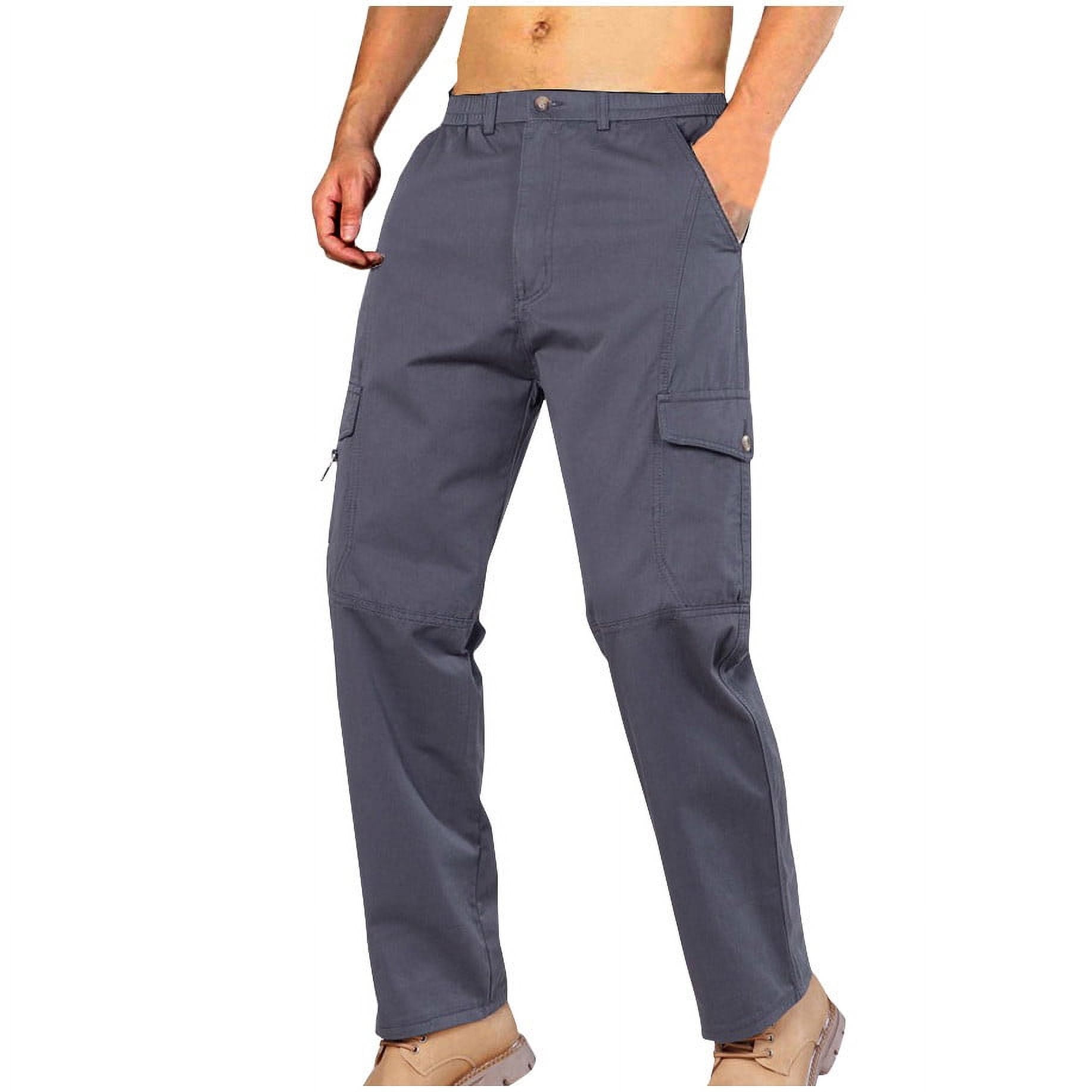 ZHUGeLI Ripstop Water Resistant Cargo Tactical Pants for Men EDC Hiking ...