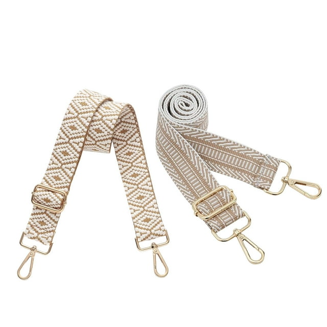 ZHUYING 2 pack Purse Strap Replacement Crossbody Wide Shoulder Strap ...