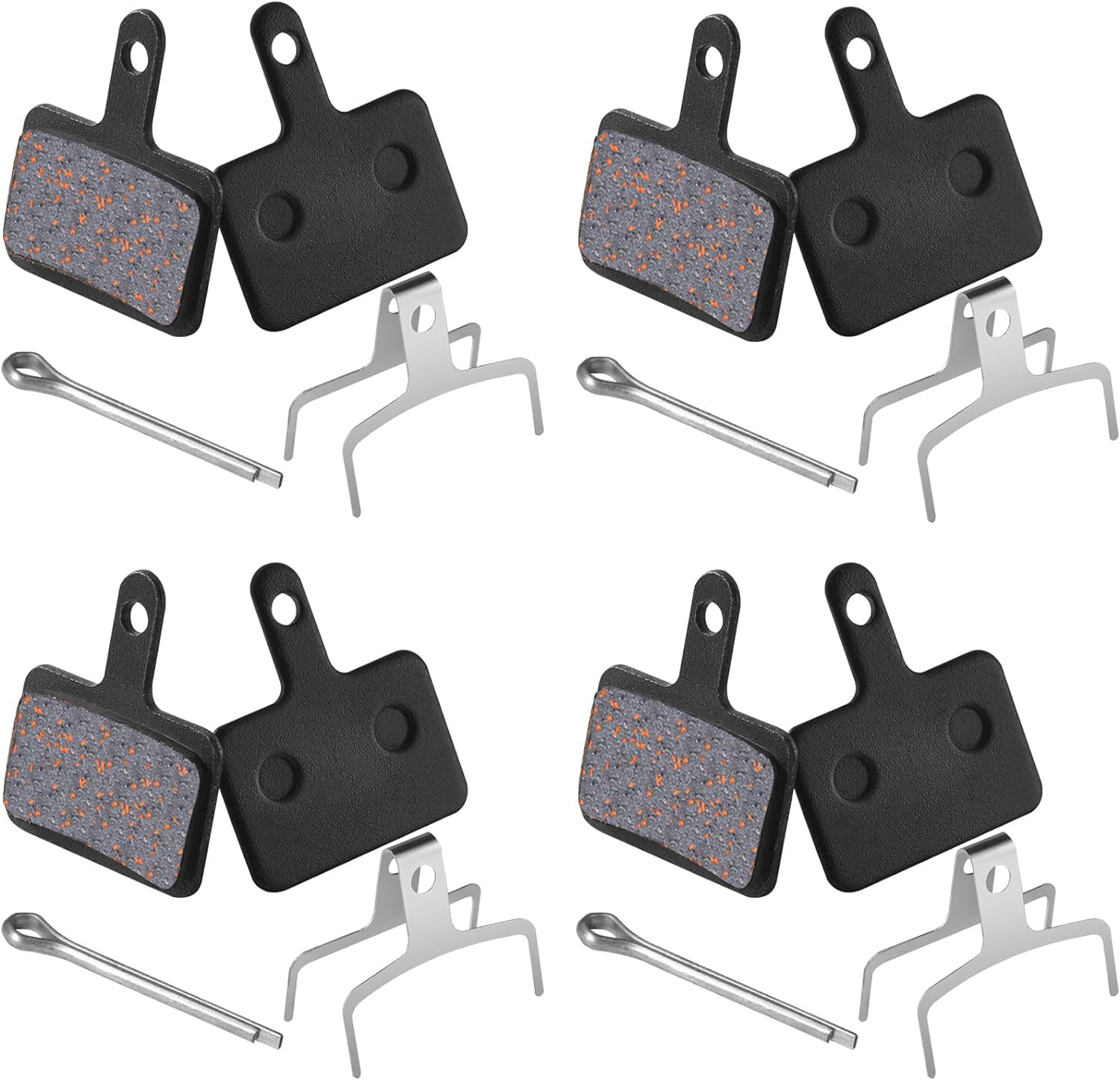 ZHUYING 4 pairs Bike Brake Pads, High-Performance Brake Pads, Disc ...