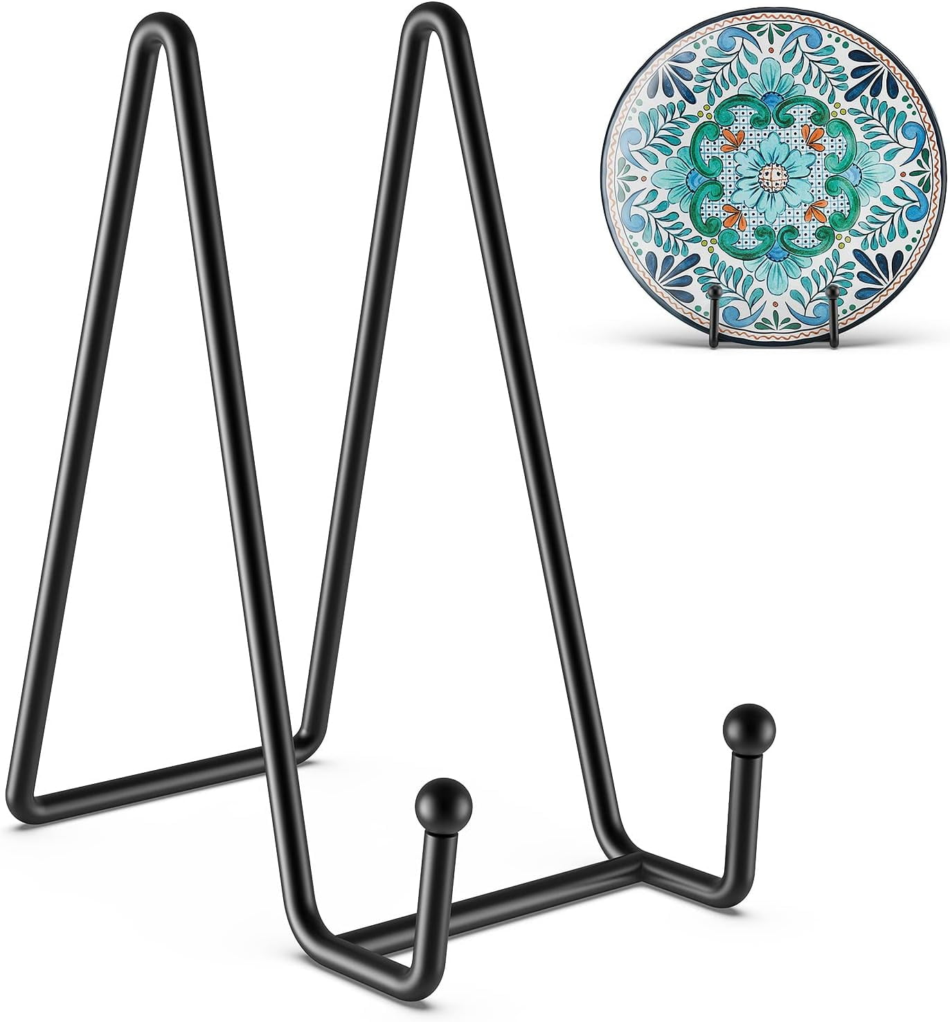 ZHUYING 6 Pack 6/8 Inch Plate Stands for Display Picture - Vinyl Table ...