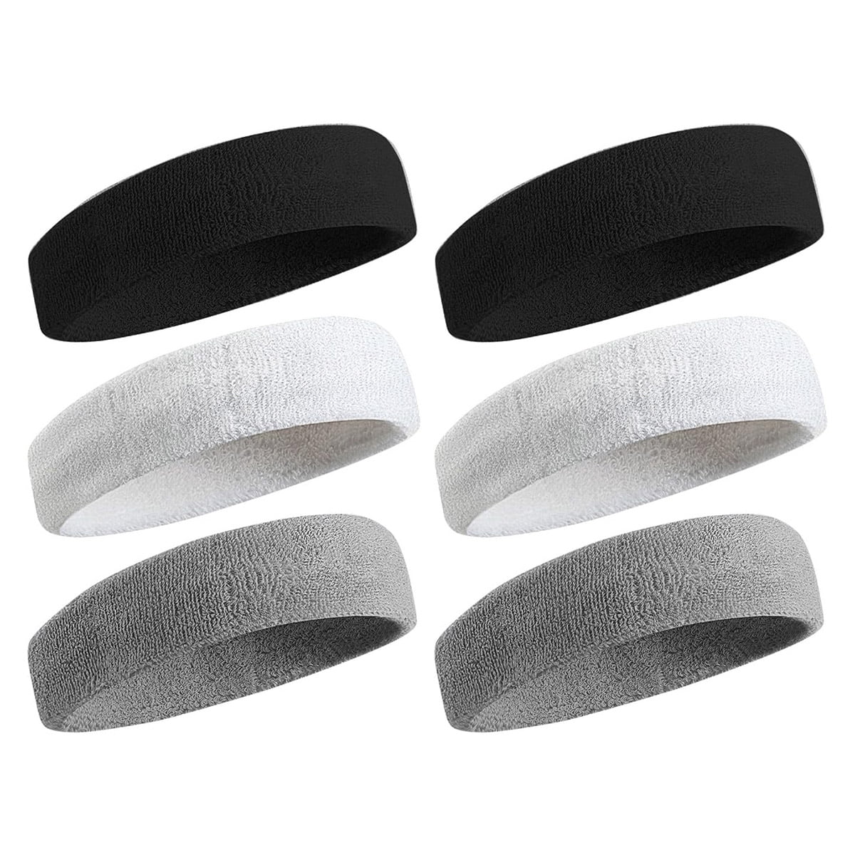 ZHUYING Sweatbands Sports Headband for Men and Women, Moisture Wicking ...