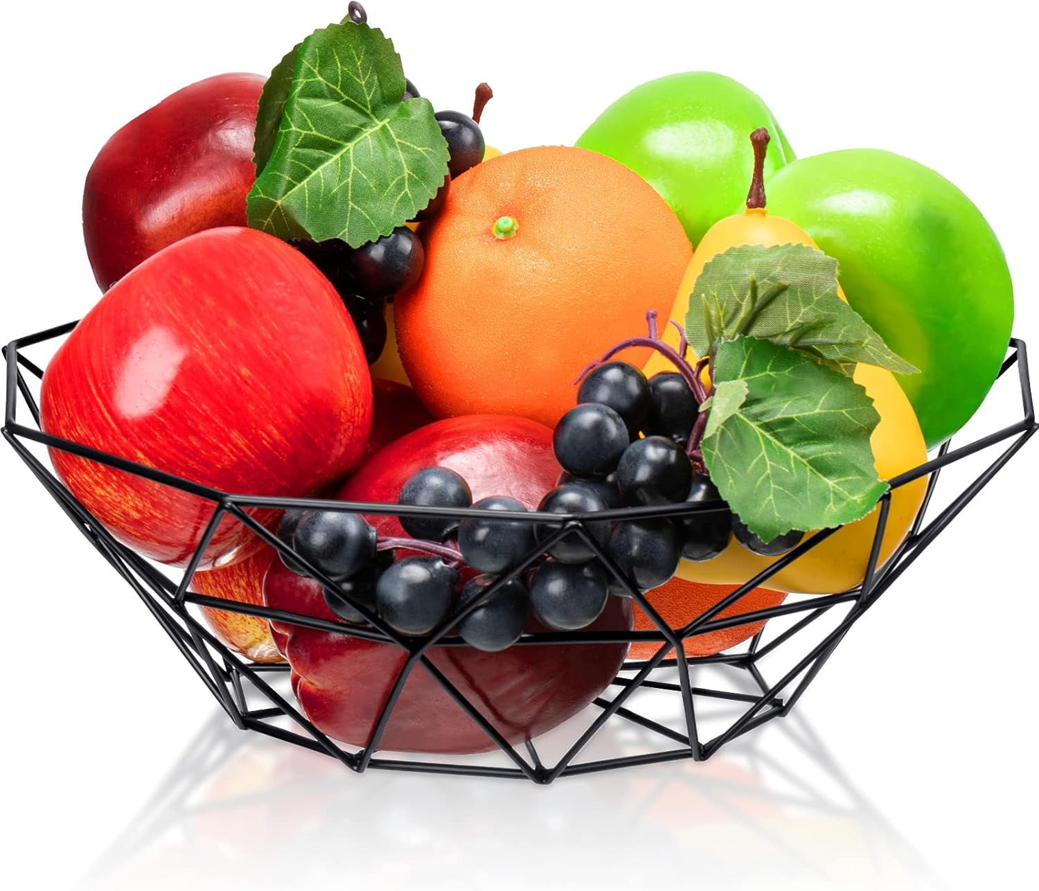 ZHUYING, Metal Wire Fruit Basket, 27√ó14.5√ó7.8cm, Modern Kitchen Decor ...