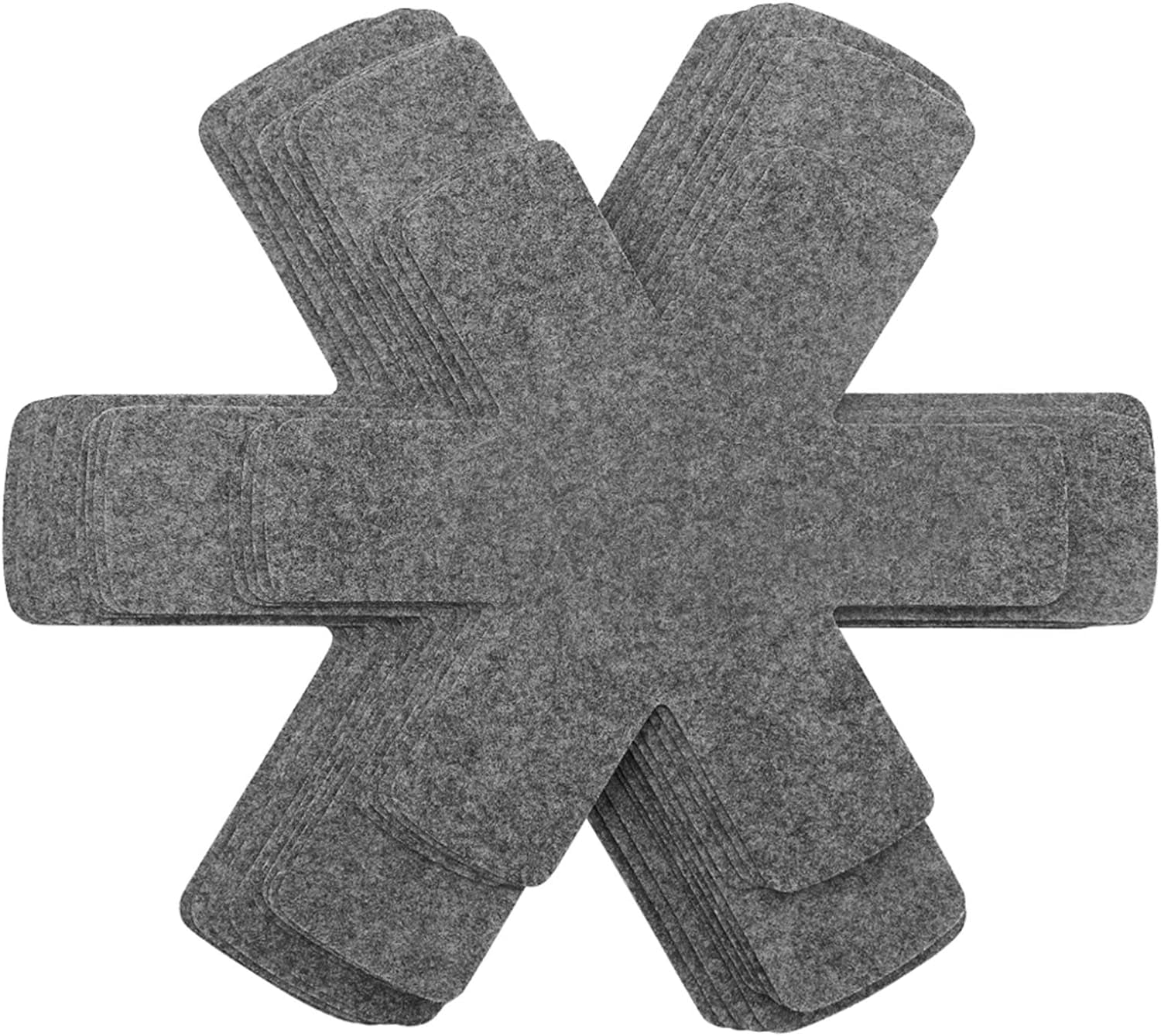 ZHUYING Pot and Pan Protectors, Set of 15 and 3 Different Size ...