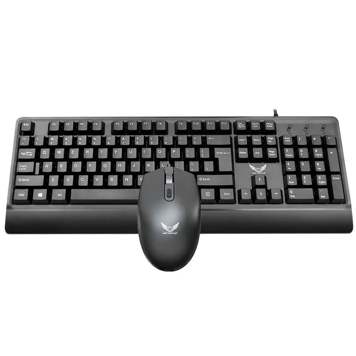 ZHXJYKJ Black Splash-proof Wired Keyboard And Mouse Set for Seamless ...