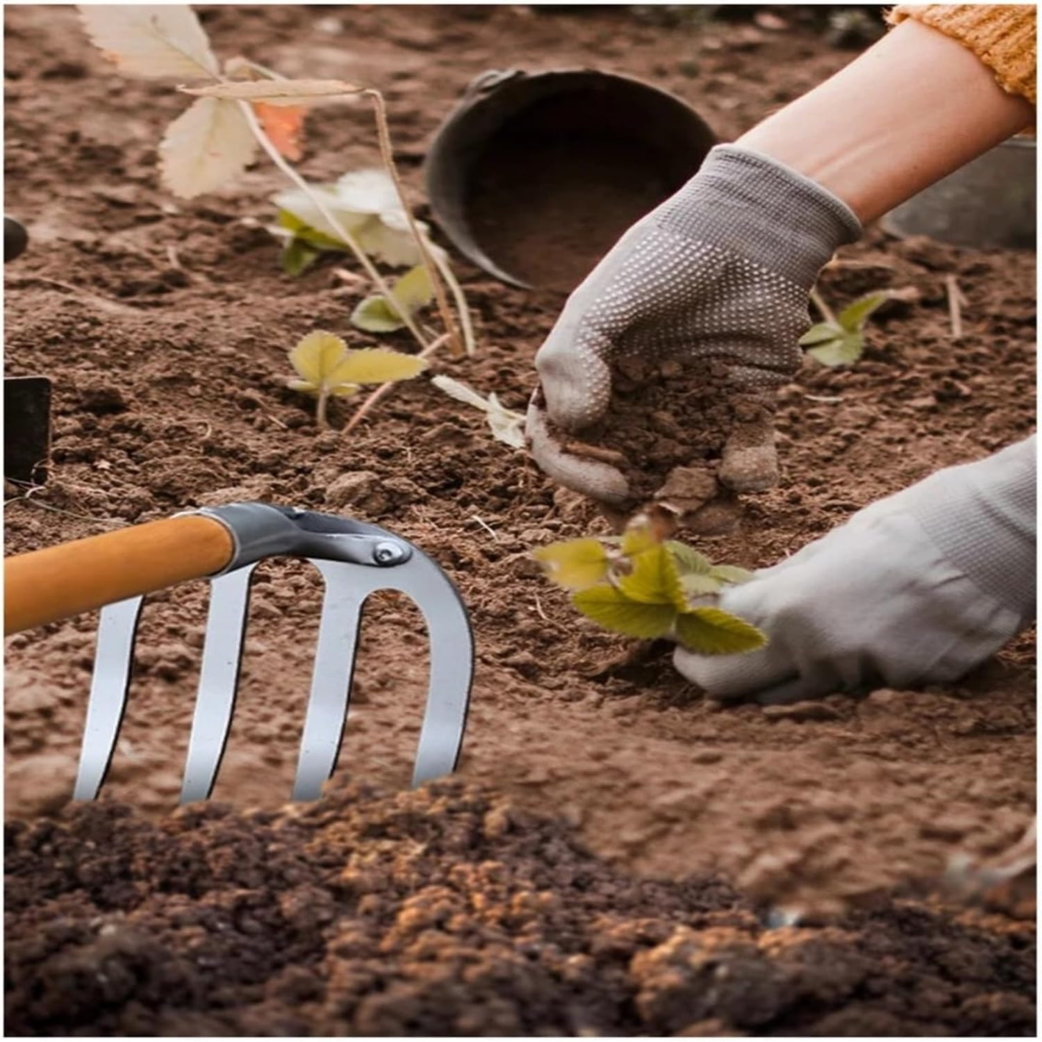 ZHXJYKJ High-Quality Premium Iron Artifact Harrow - Durable and Efficient Versatile Hoe for ...