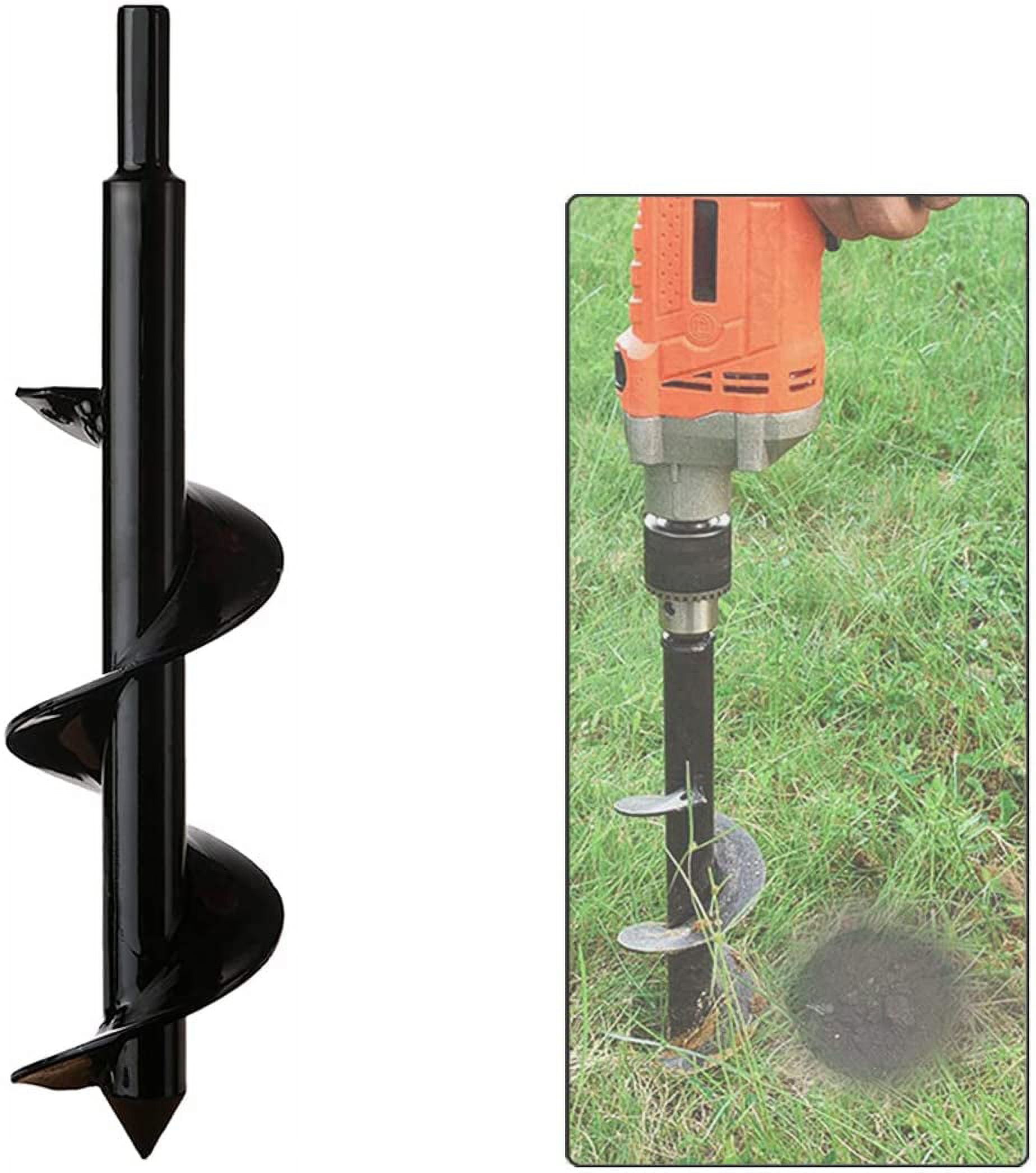ZHXNE Garden Auger, Digging Holes for Deep Cultivation, Planting Tool ...