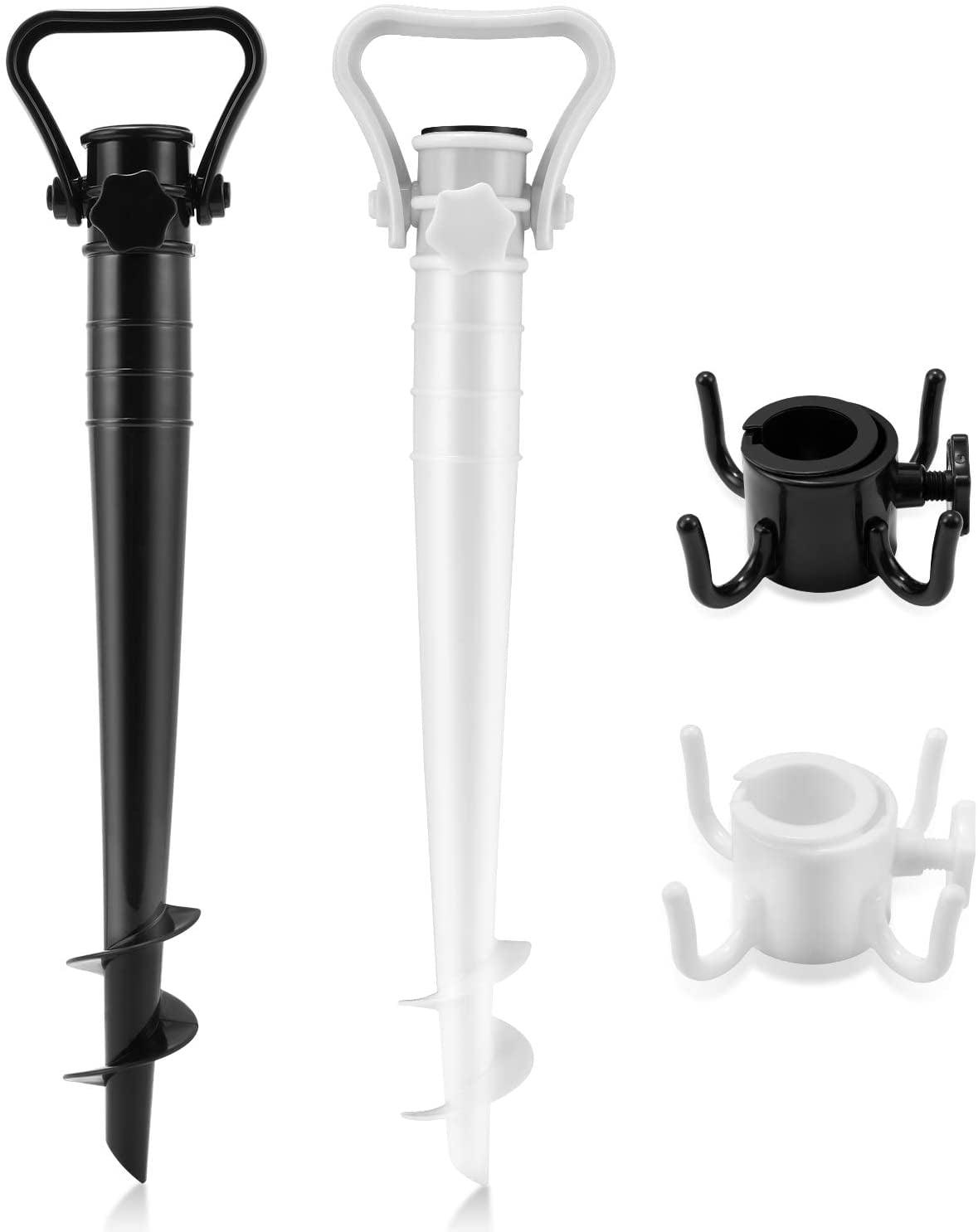 ZHXNE Parasol Insert Hook Set for Rotating Beach Umbrella (2pcs ...
