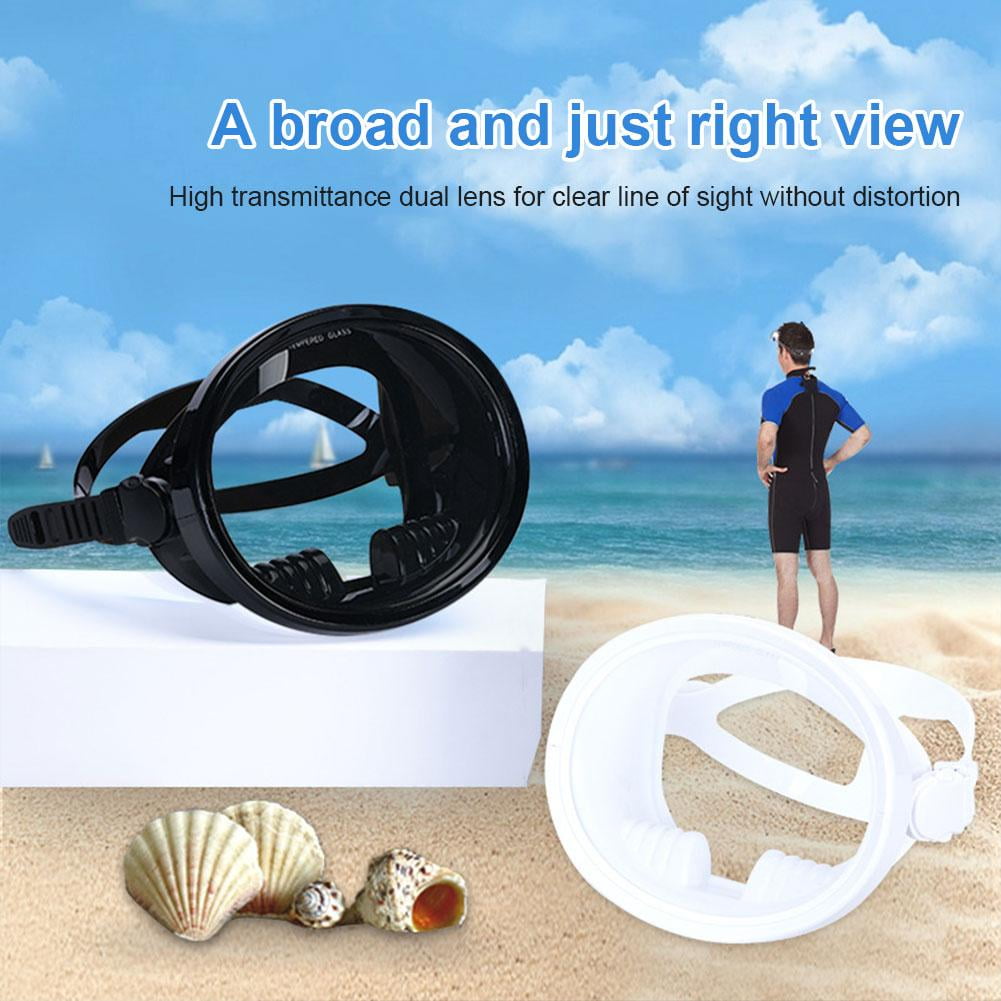 ZHXXCUM Black Adult Universal Diving Goggles Fisherman Goggles Large ...
