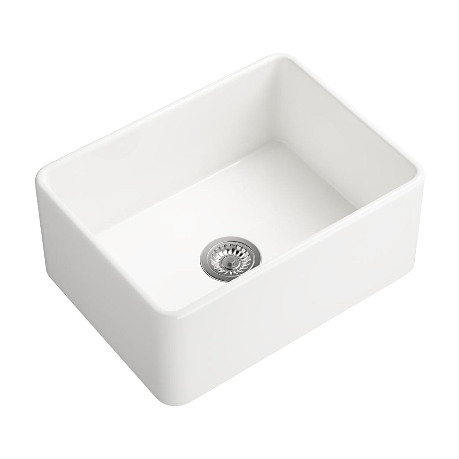 ZHYNGTNG Farmhouse/Apron Front White Ceramic Kitchen Sink - Walmart.com