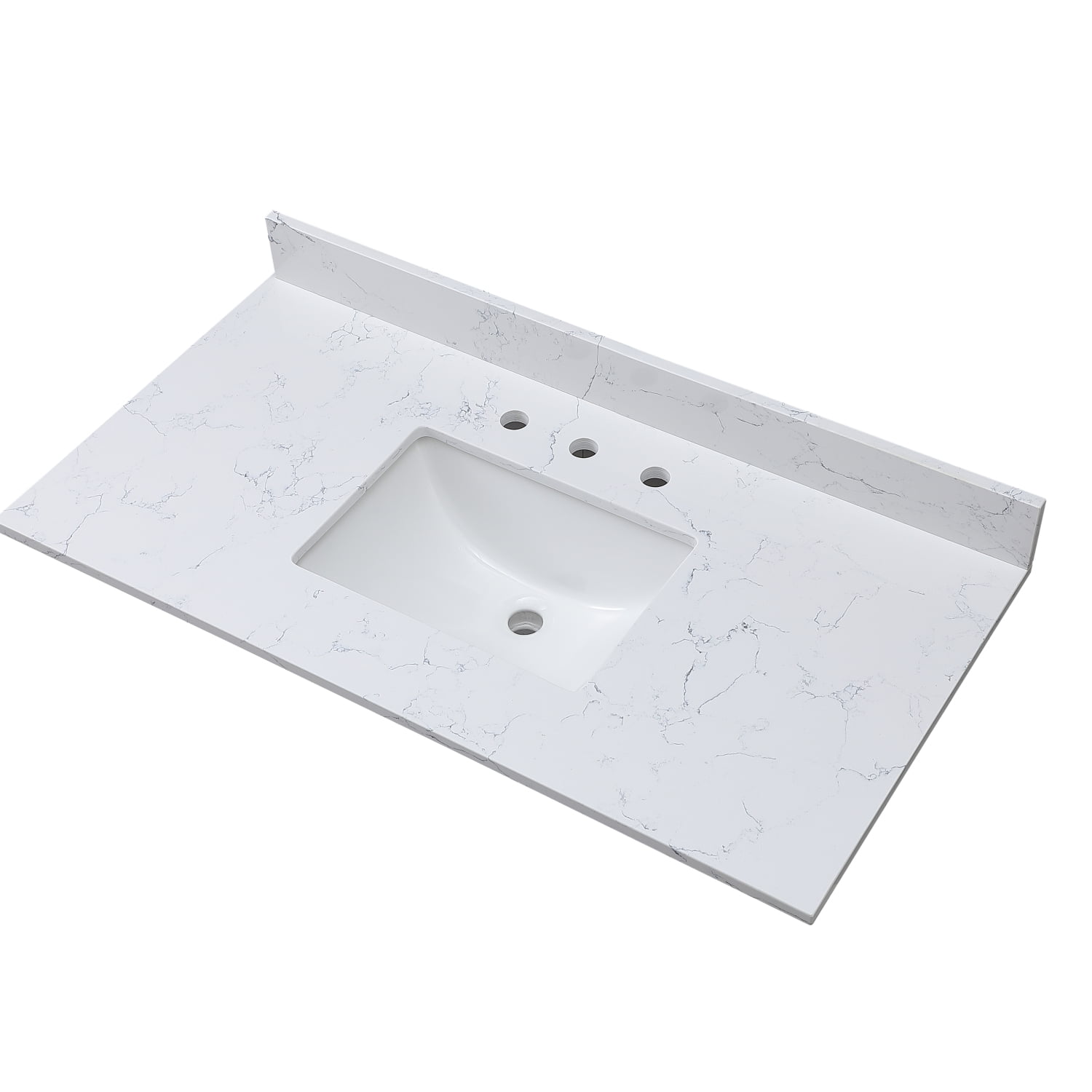 ZHYNGTNG Montary 43”x 22” bathroom stone vanity top carrara jade ...