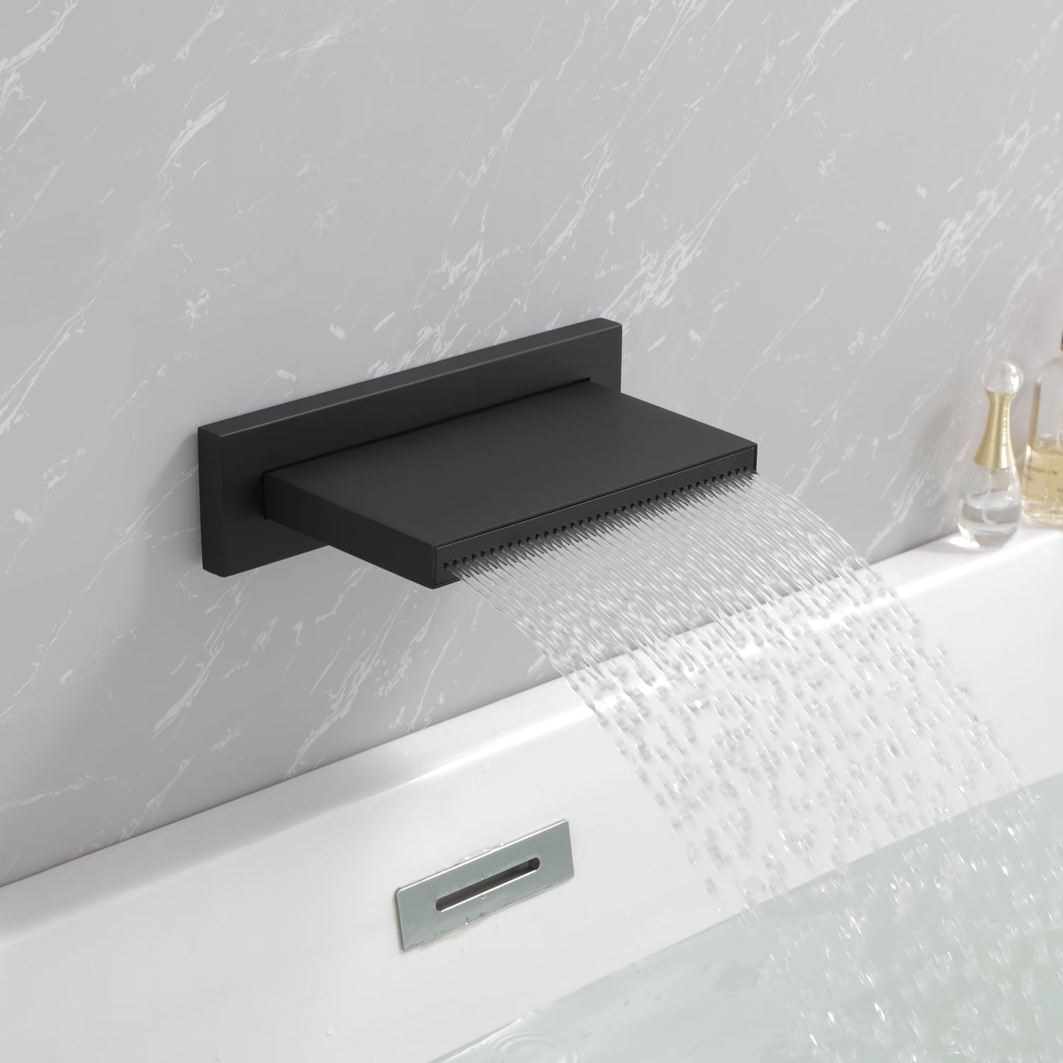 ZHYNGTNG SHOWER Waterfall Waterfall Tub Faucet Wall Mount Tub Filler ...
