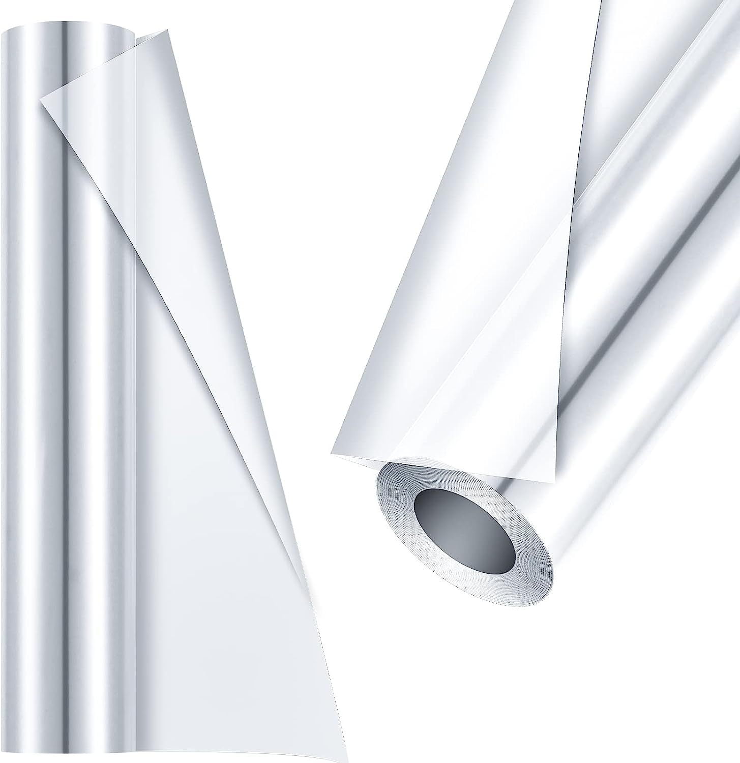 ZHYNNG Automotive Wrap Clear Glossy Self-Adhesive Roll Protective 7 ...