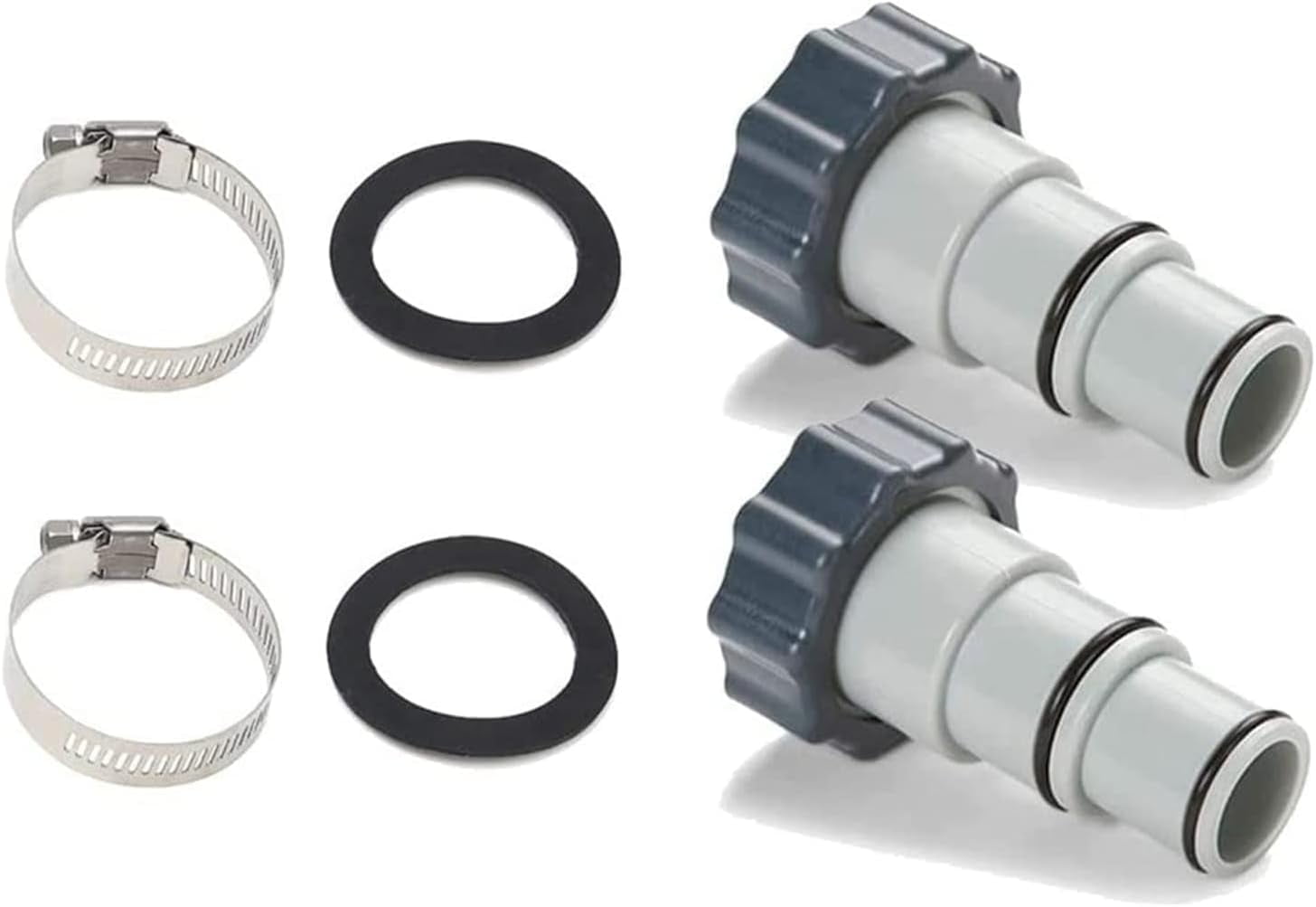 ZHZFKQ 1.25" to 1.5" Type a Hose Adapter W/Collar for Threaded ...