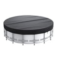 ZHZFKQ 10 Ft Round Pool Cover for Metal Frame Above Ground Pools ...