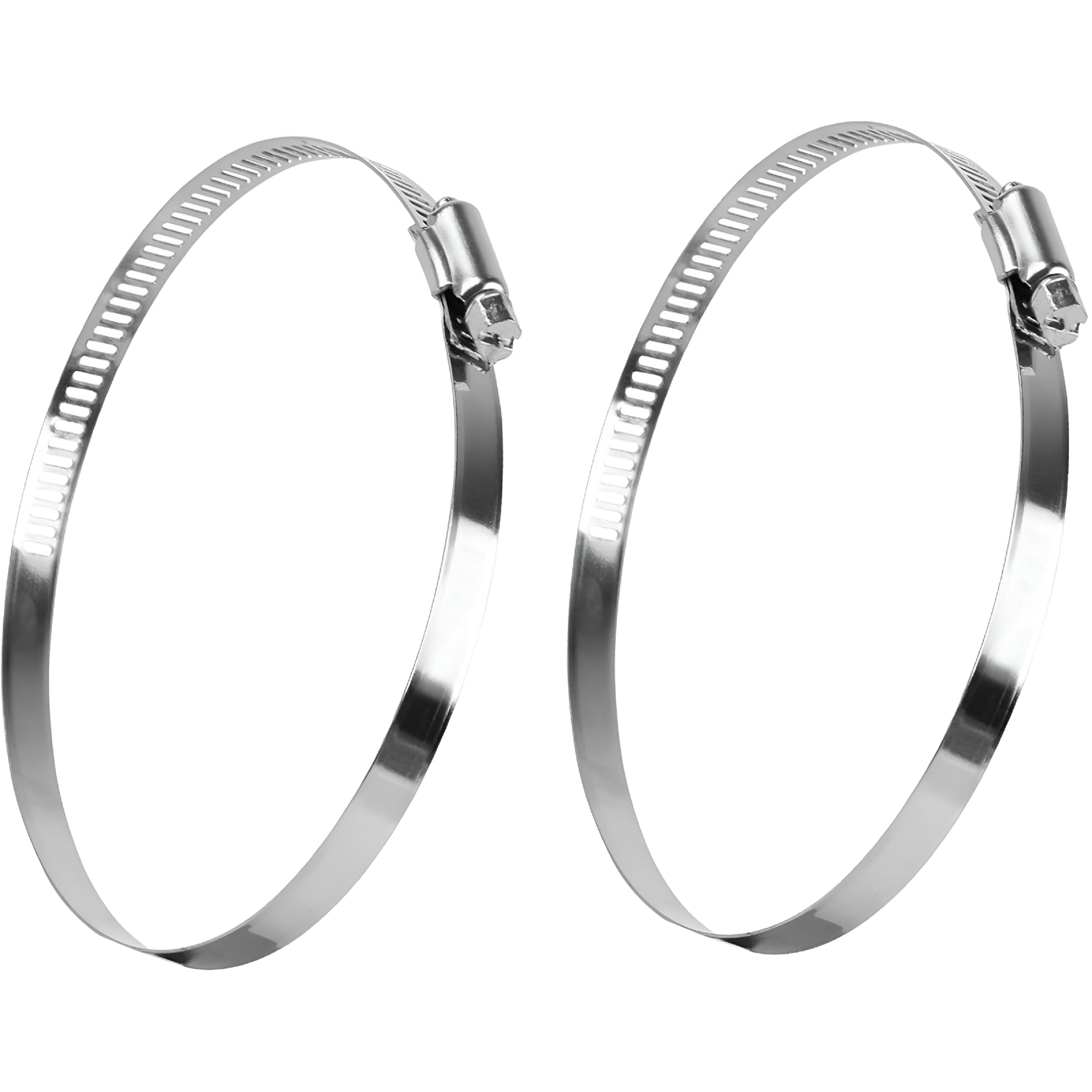 ZHZFKQ 12 Inch Hose Clamp Adjustable 304 Stainless Steel Duct Clamp 2 ...