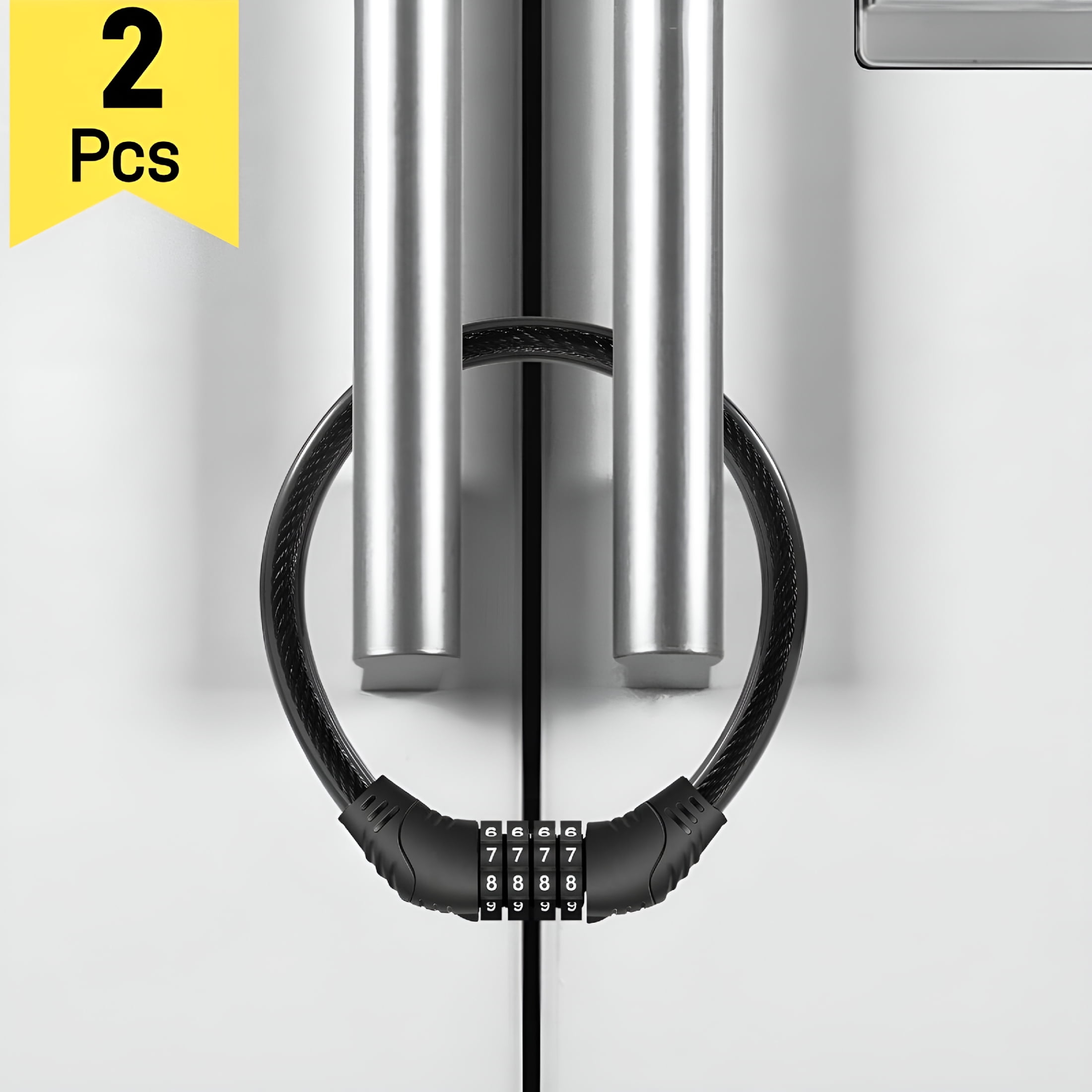 ZHZFKQ 2 Pack Refrigerator Lock,Upgraded 4 Digit Fridge Lock for French ...