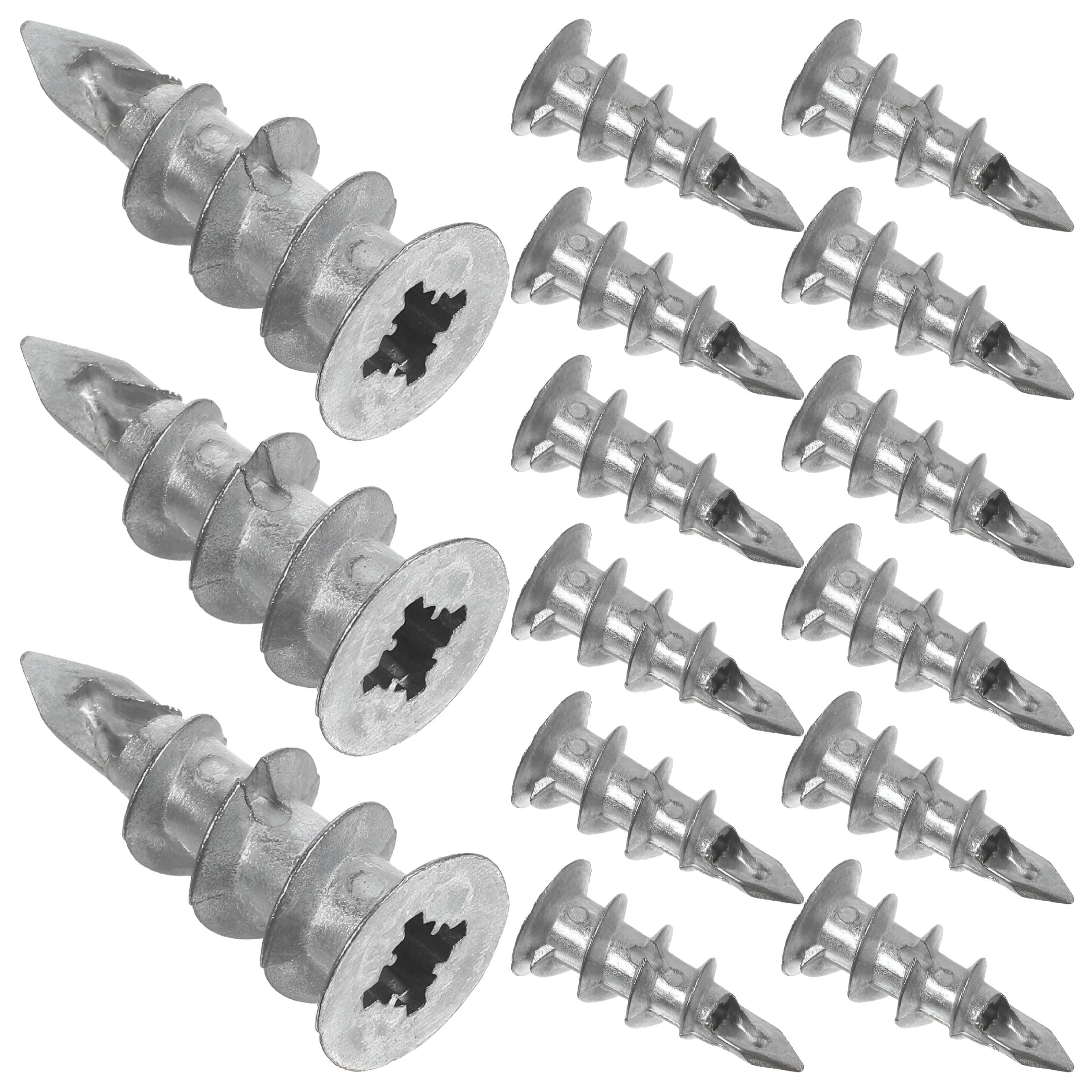 ZHZFKQ 2026 New 100Pcs Metal Self Drilling Drywall Anchor Zinc Alloy ...